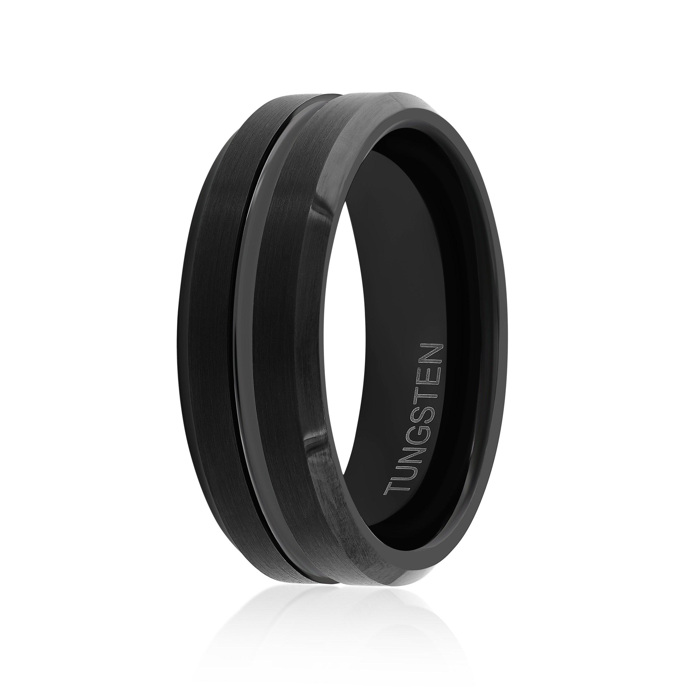 Tungsten Matt Black Ring (3202208) | Stainless Steel