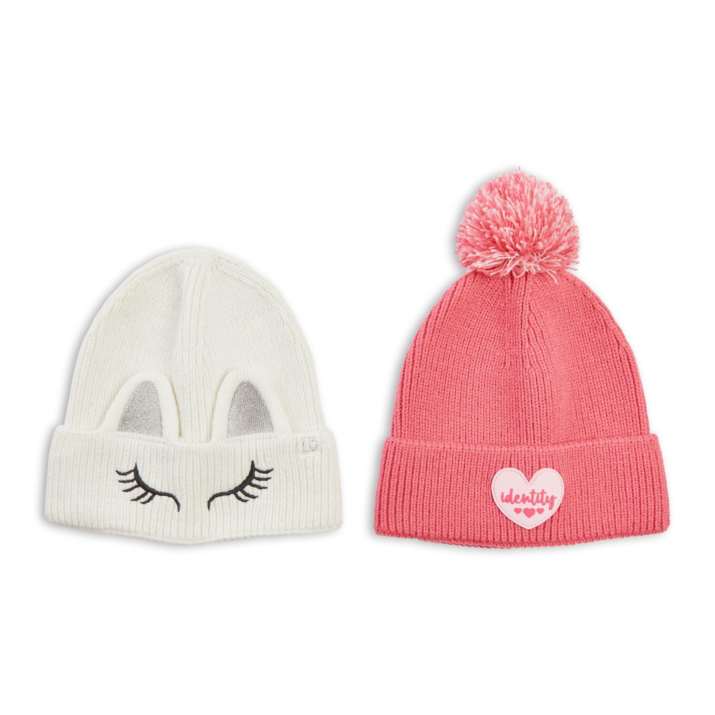 Kid Girls 2-pack Beanies (3202259) | Identity