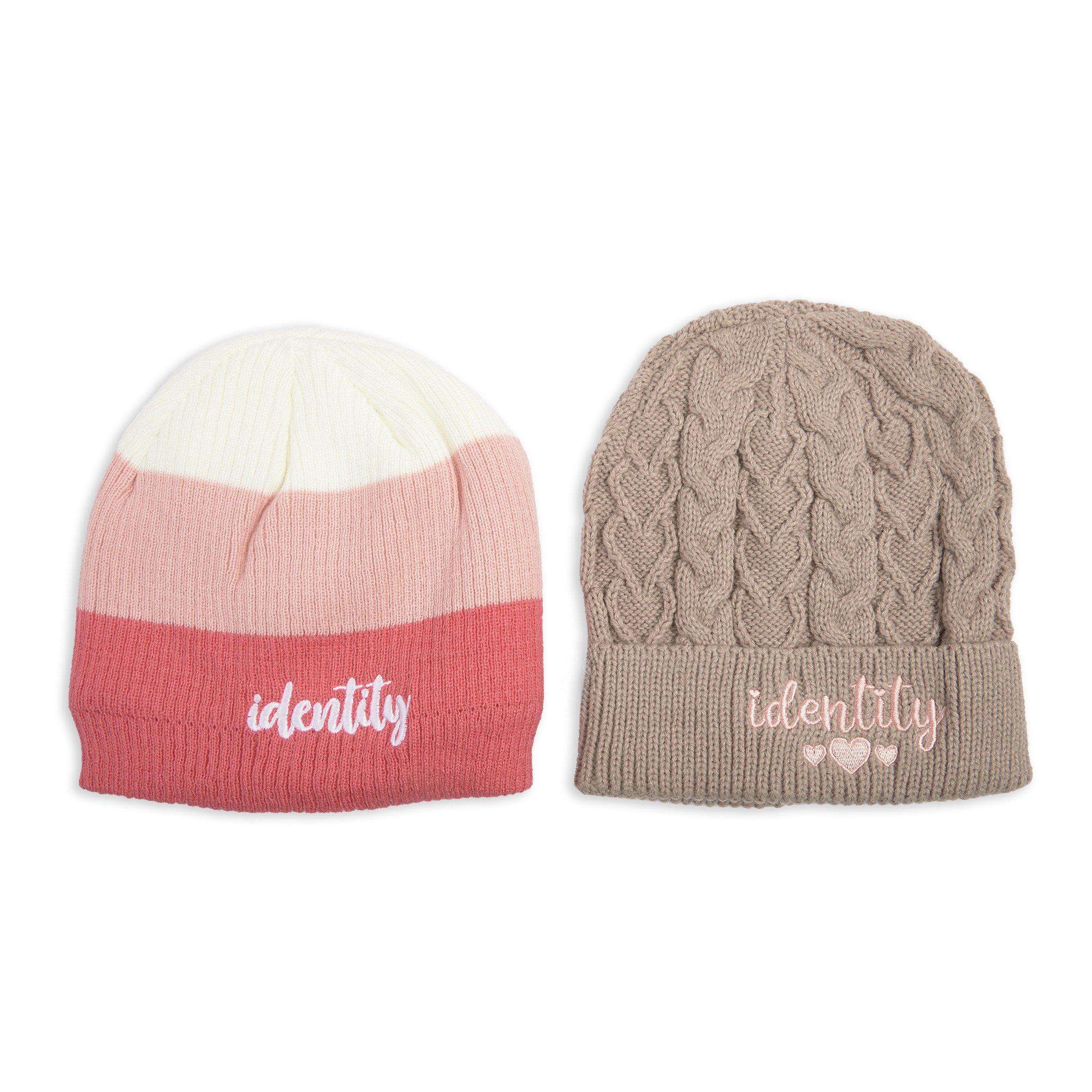 Kid Girls 2-pack Beanies (3202444) | Identity