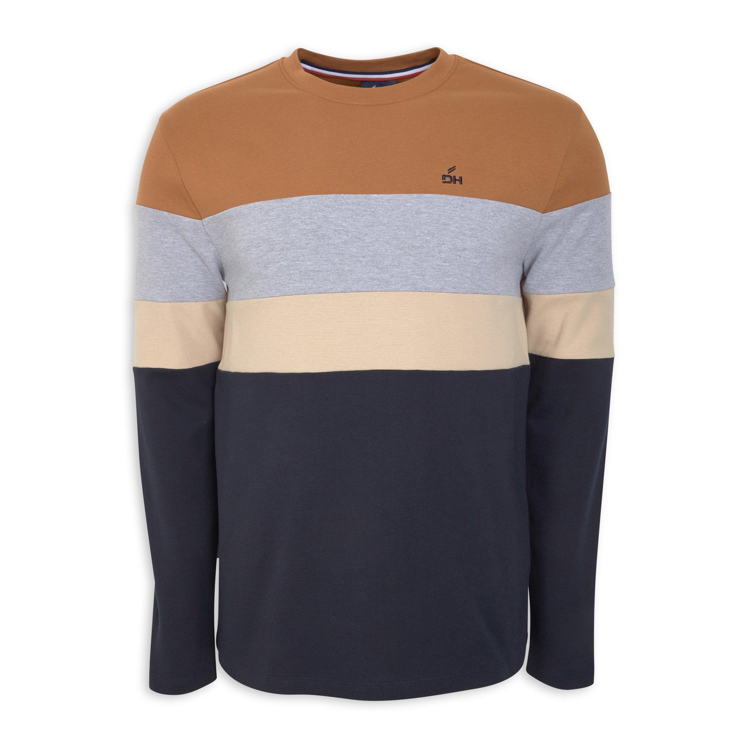 Navy Stripe Long Sleeve T-shirt (3202478) | Daniel Hechter