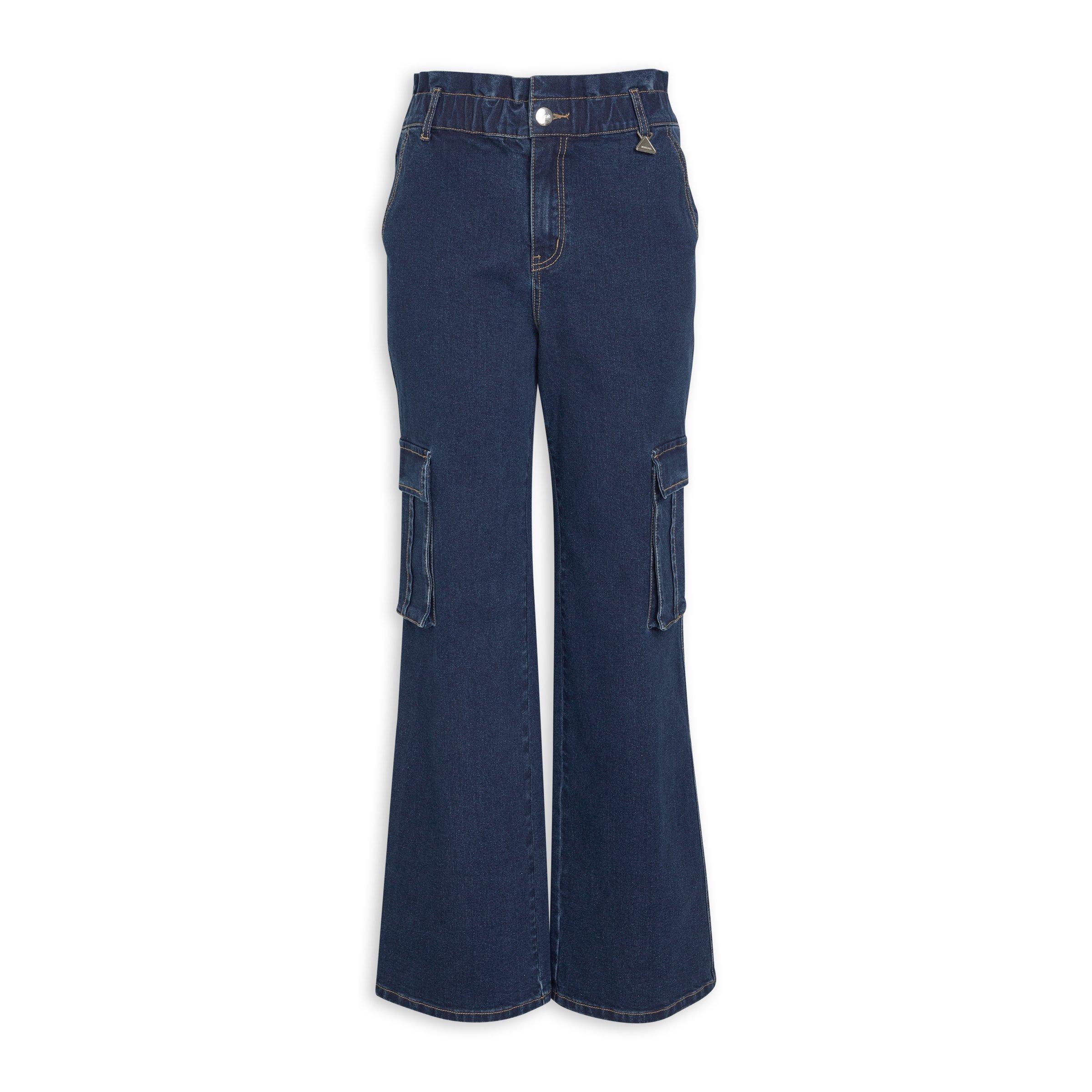 Navy Utility Wide Leg Jeans (3202576) | Inwear