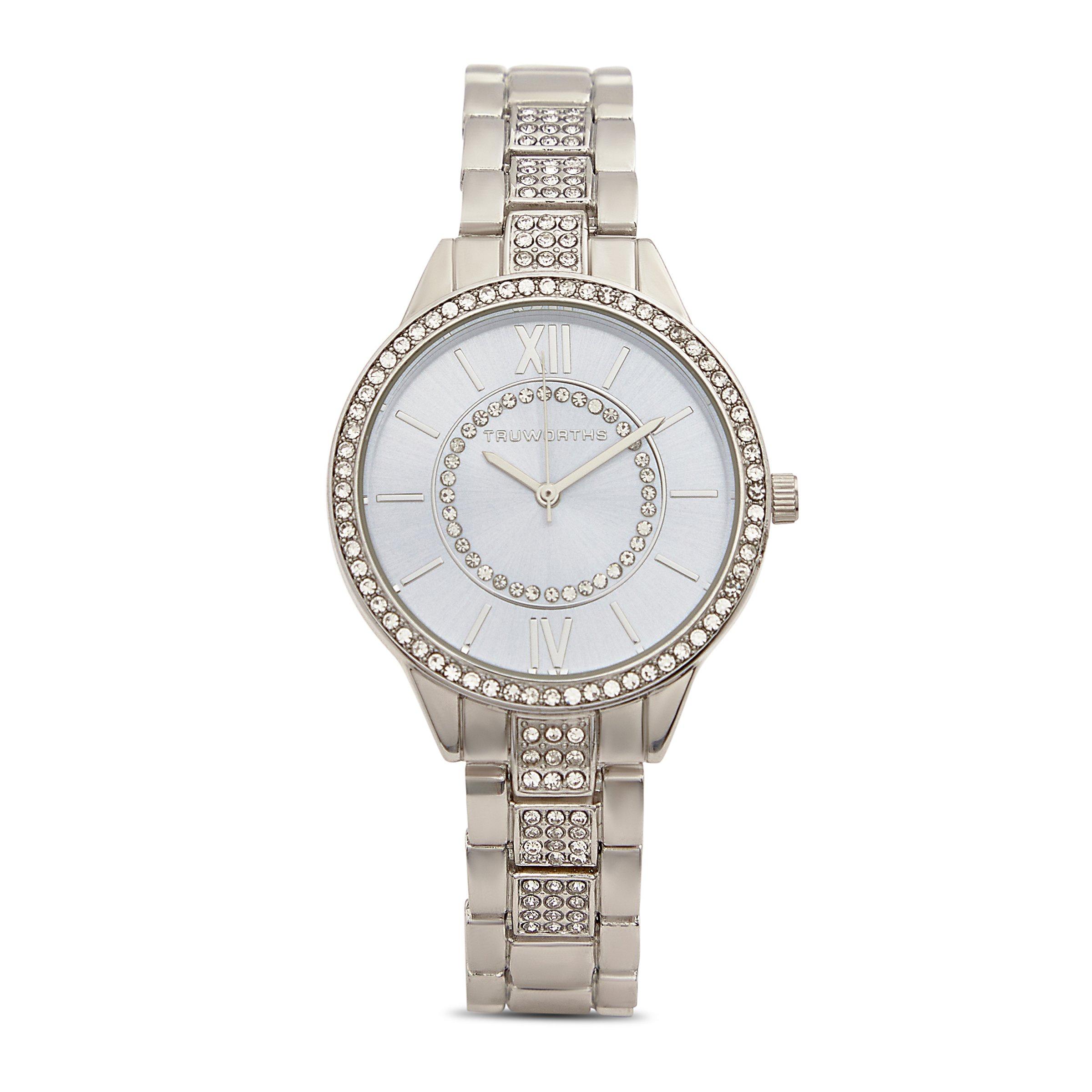 Blue Silver Metal Watch (3202583) | Truworths