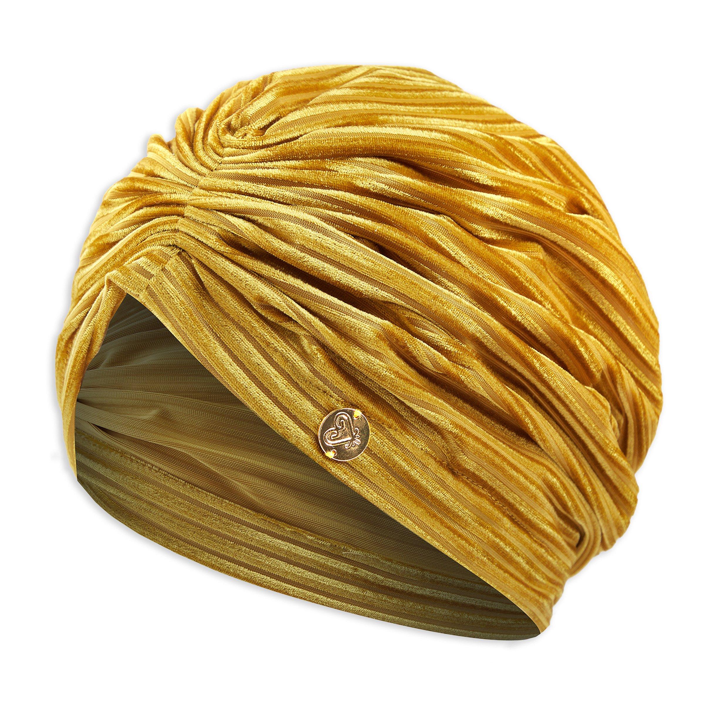 Yellow Thatch Knit Turban (3202597) | Ginger Mary