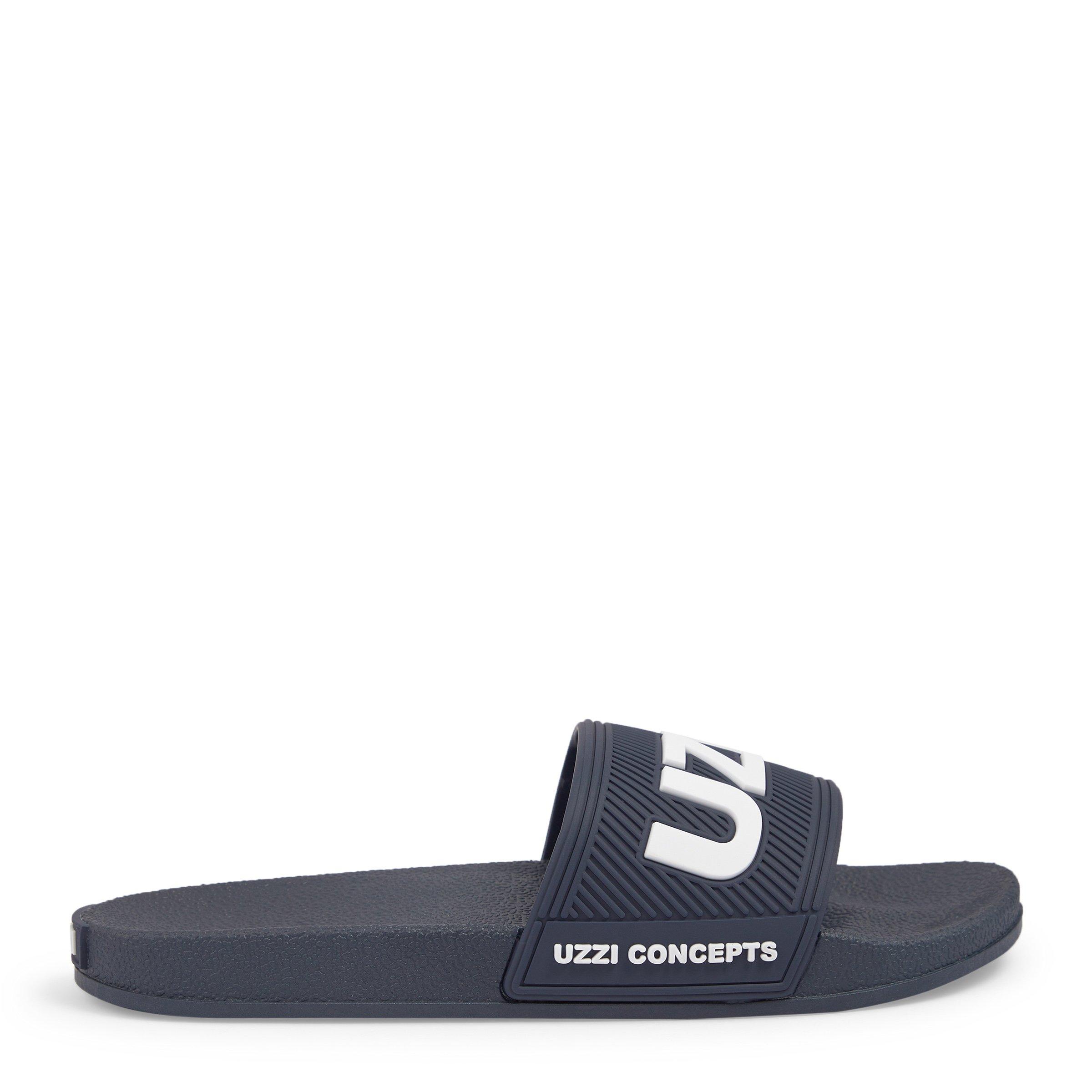 Navy Pool Slides (3202930) | UZZI