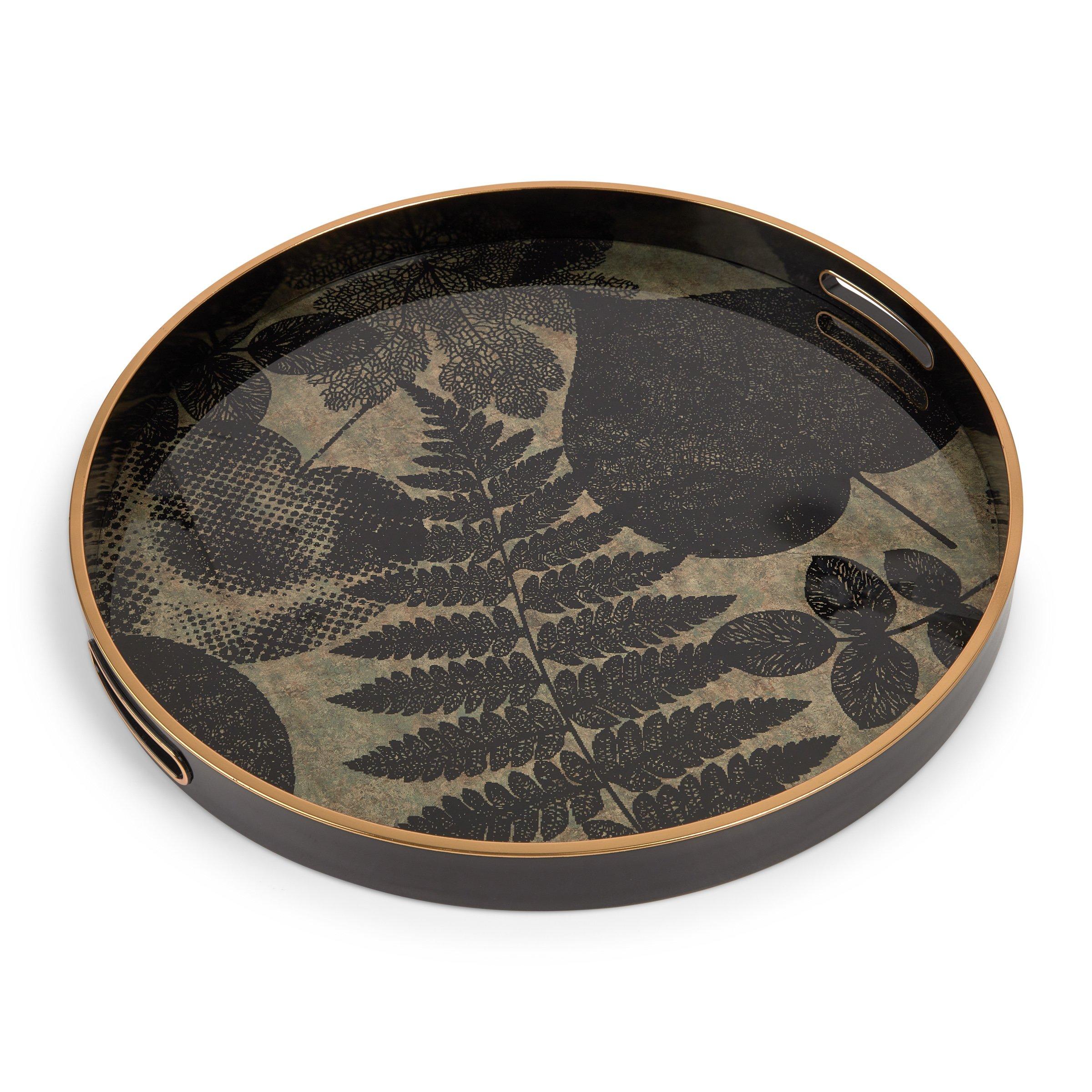 Large Glass Tray Fern (3202982) | Loads of Living