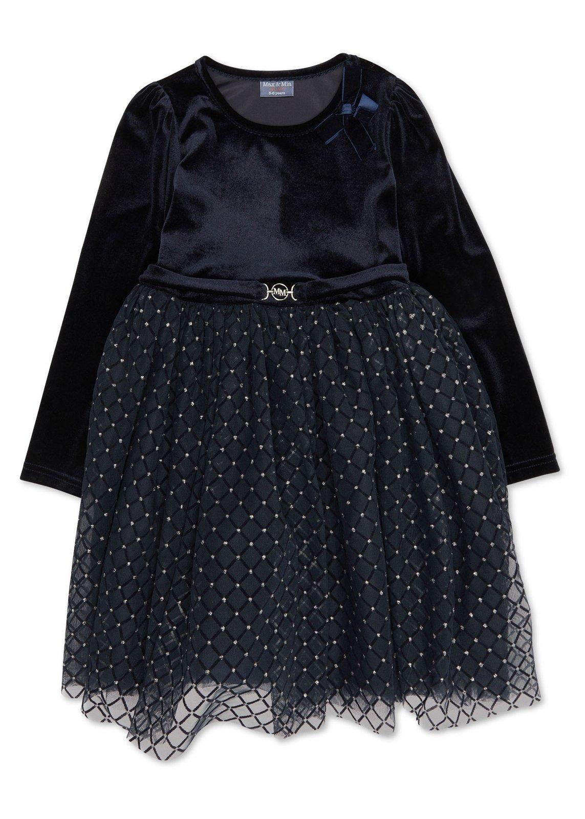 Girls Navy Party Dress (3203021) | Max & Mia