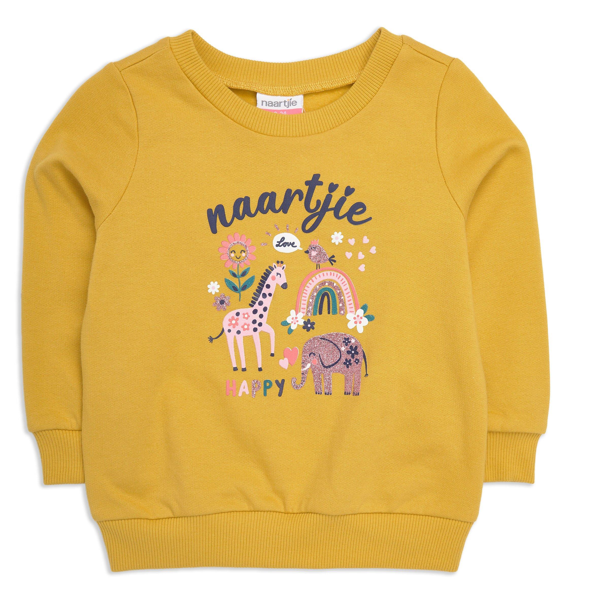 Baby Girls Yellow Sweat Top (3203025) | Naartjie