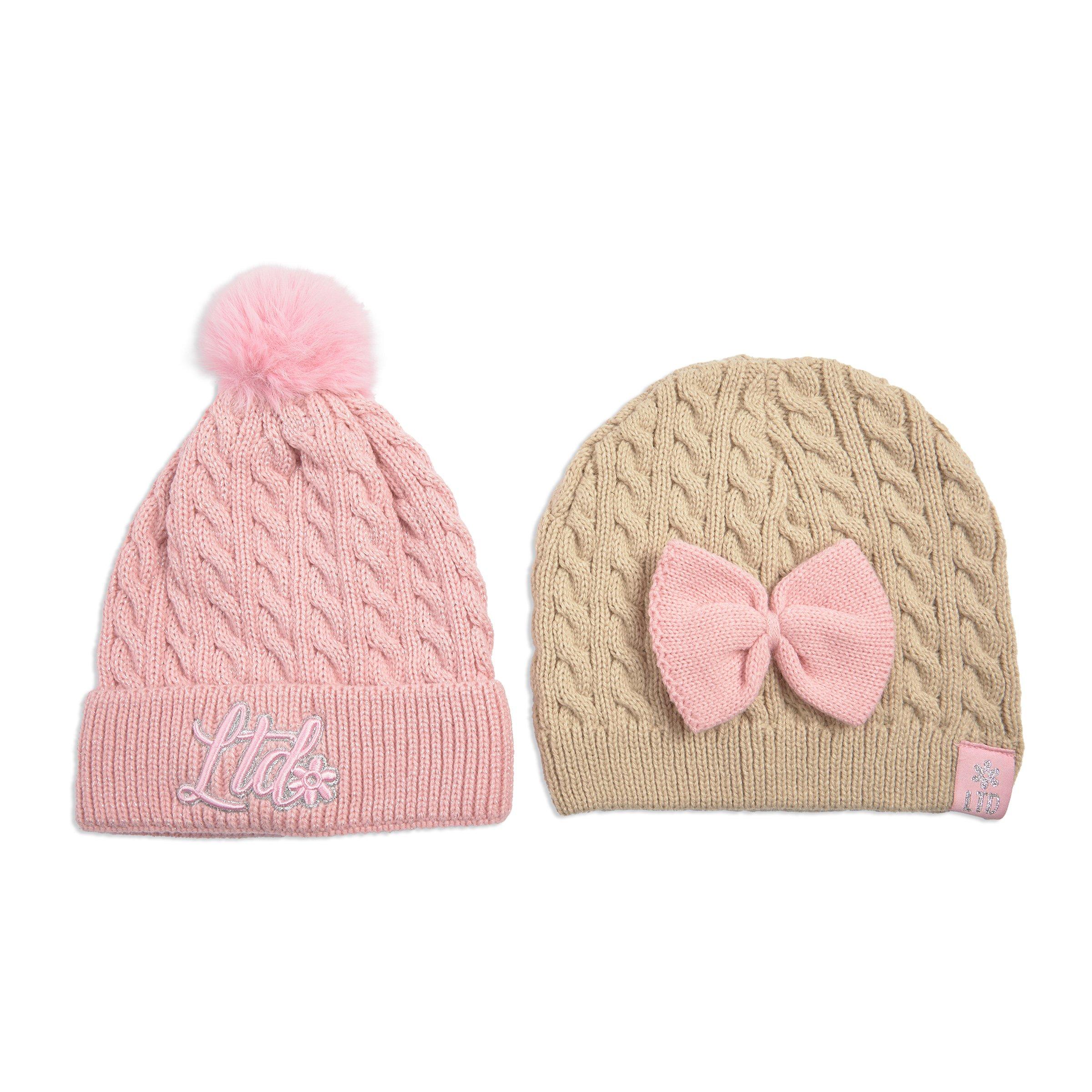 Kid Girls 2-pack Beanies (3203216) | LTD Kids