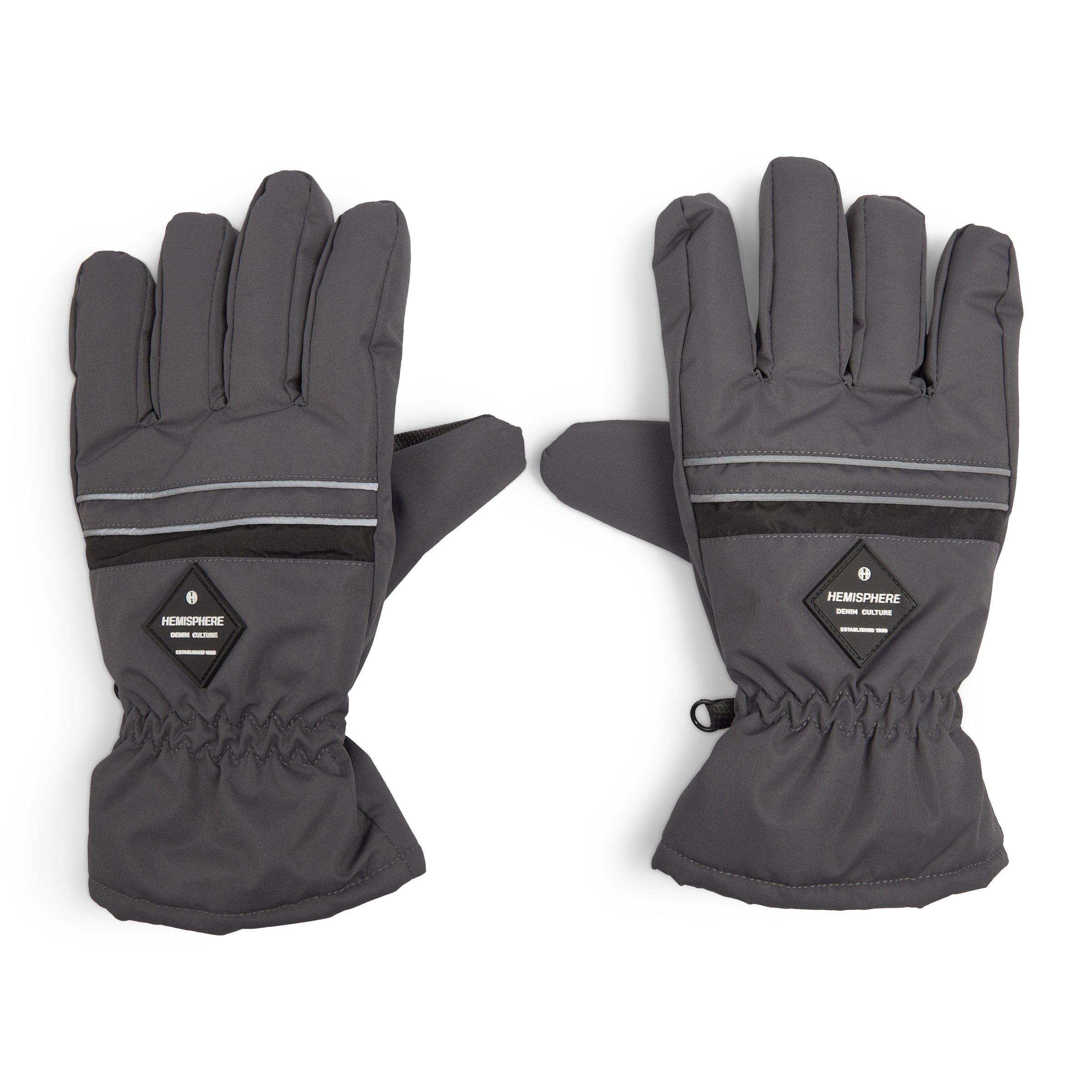 Charcoal Grey Padded Gloves (3203281) | Hemisphere