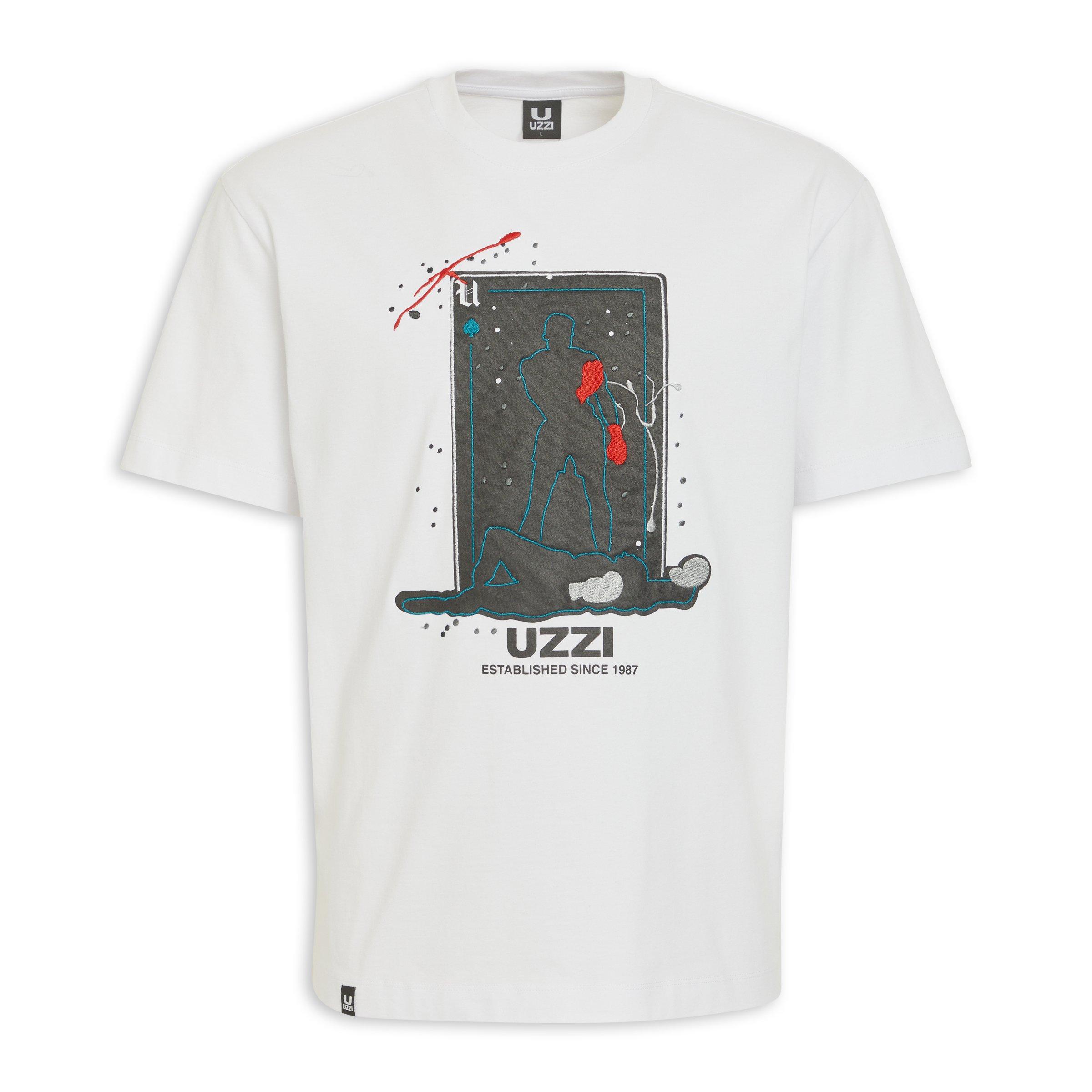 White Relaxed Fit Shirt (3203304) | UZZI
