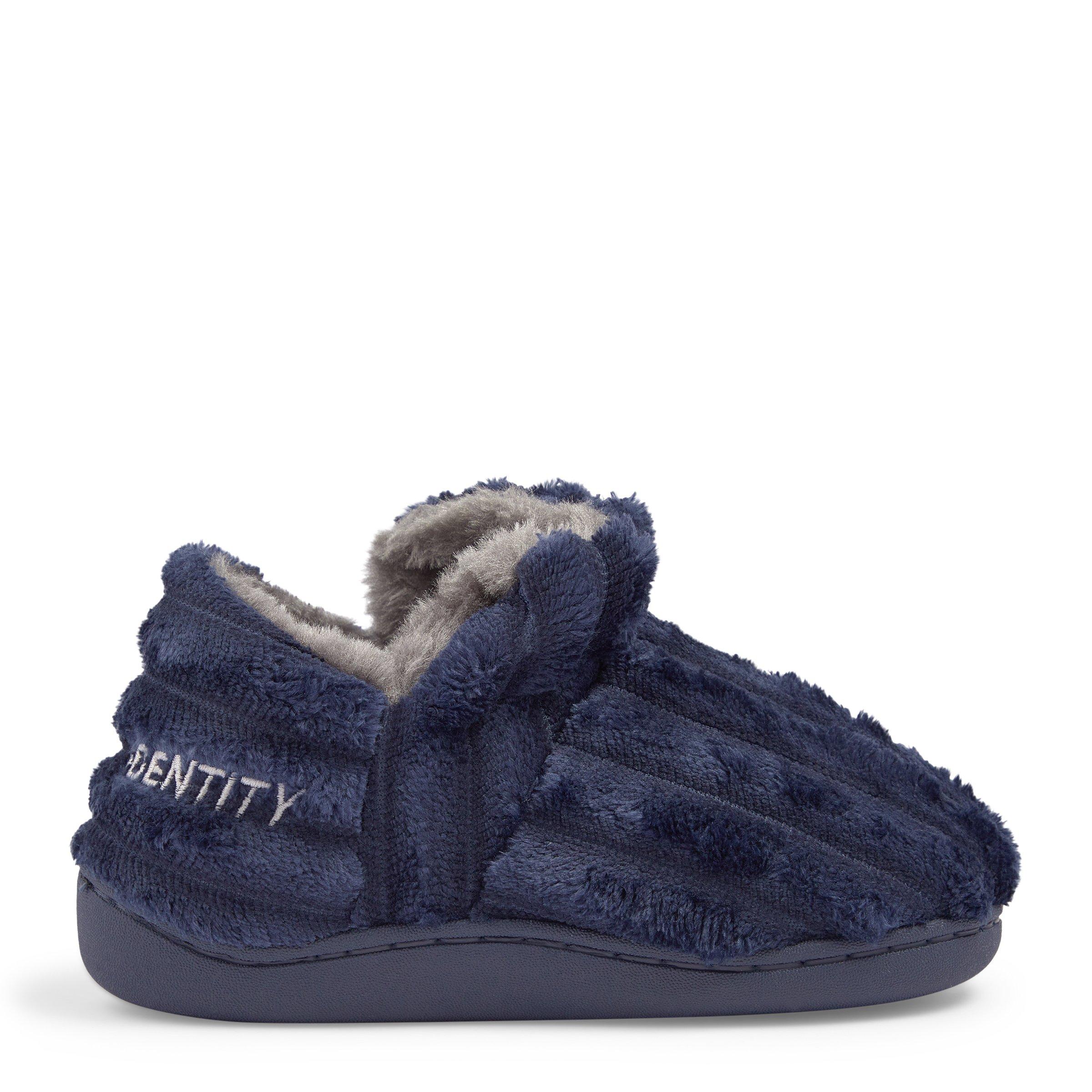 Kid Boys Navy Bootie Slippers (3203347) | Identity