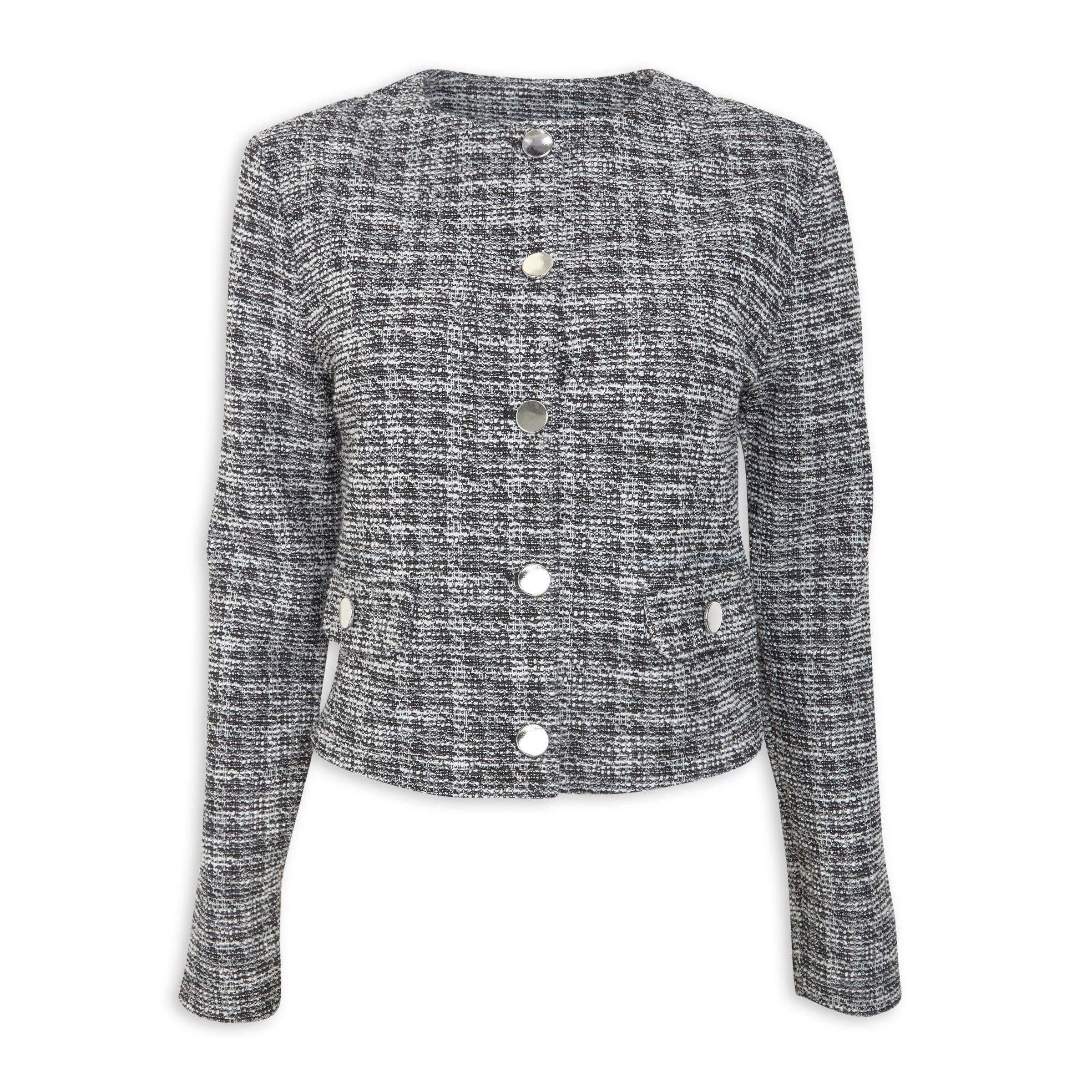 Black Check Jacket (3203516) | Identity