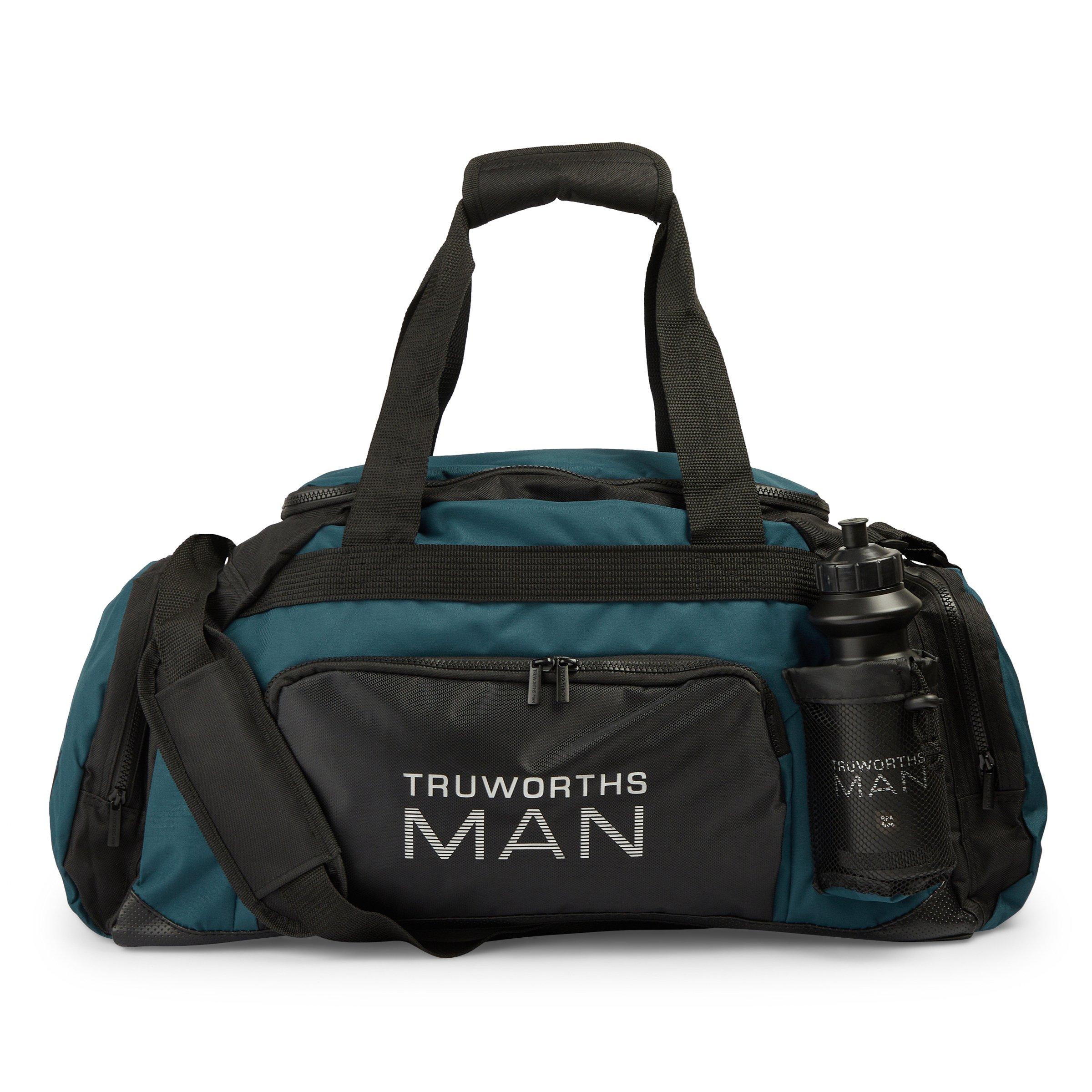Teal Weekender Bag with Water Bottle (3203524) | Truworths Man