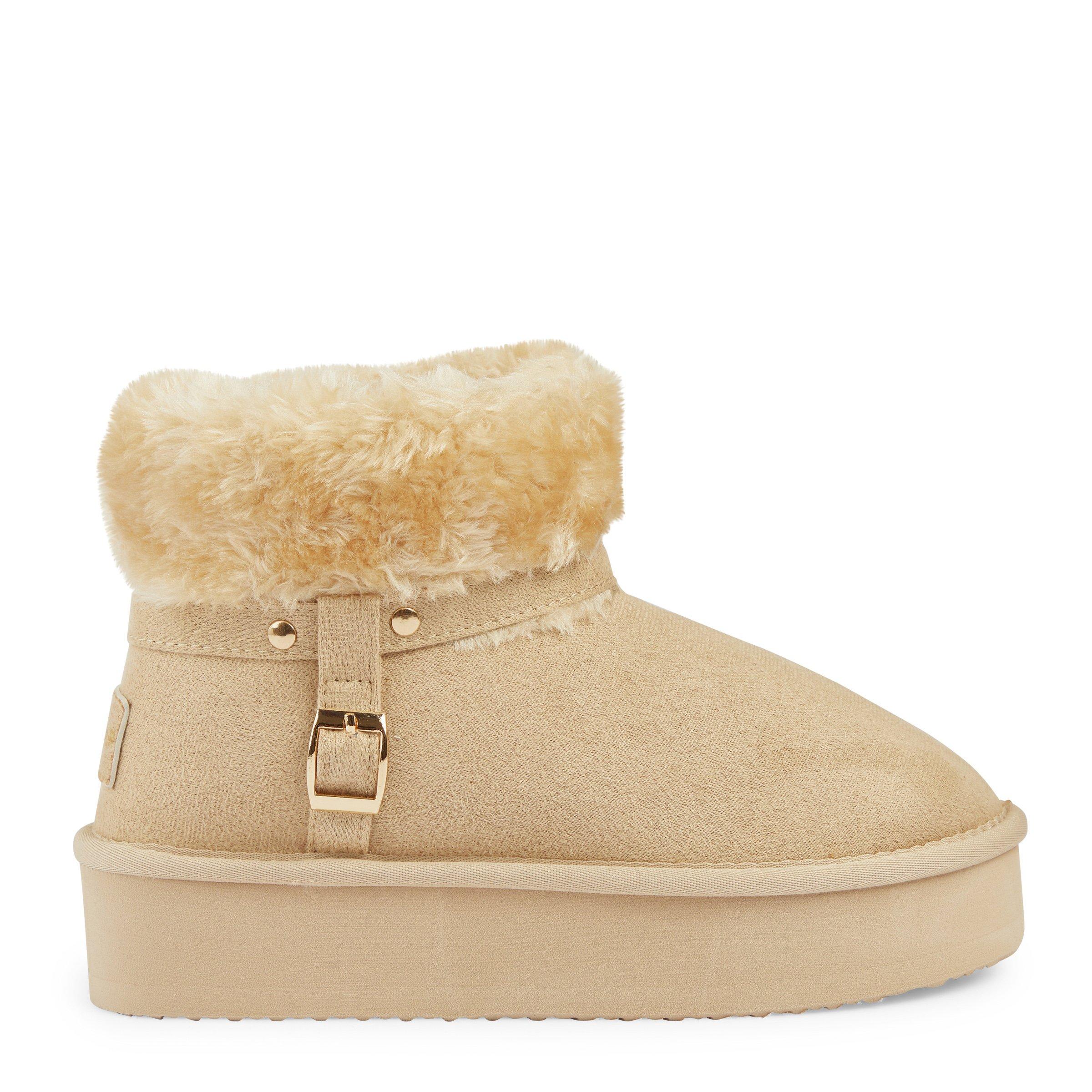 Beige Bootie with Buckle Detail (3203683) | Inwear