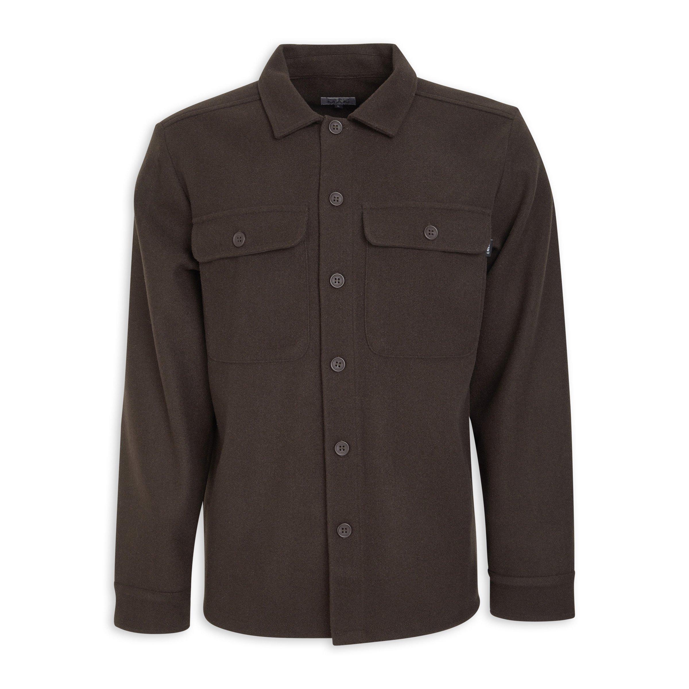 Brown Shacket (3203703) | Truworths Man