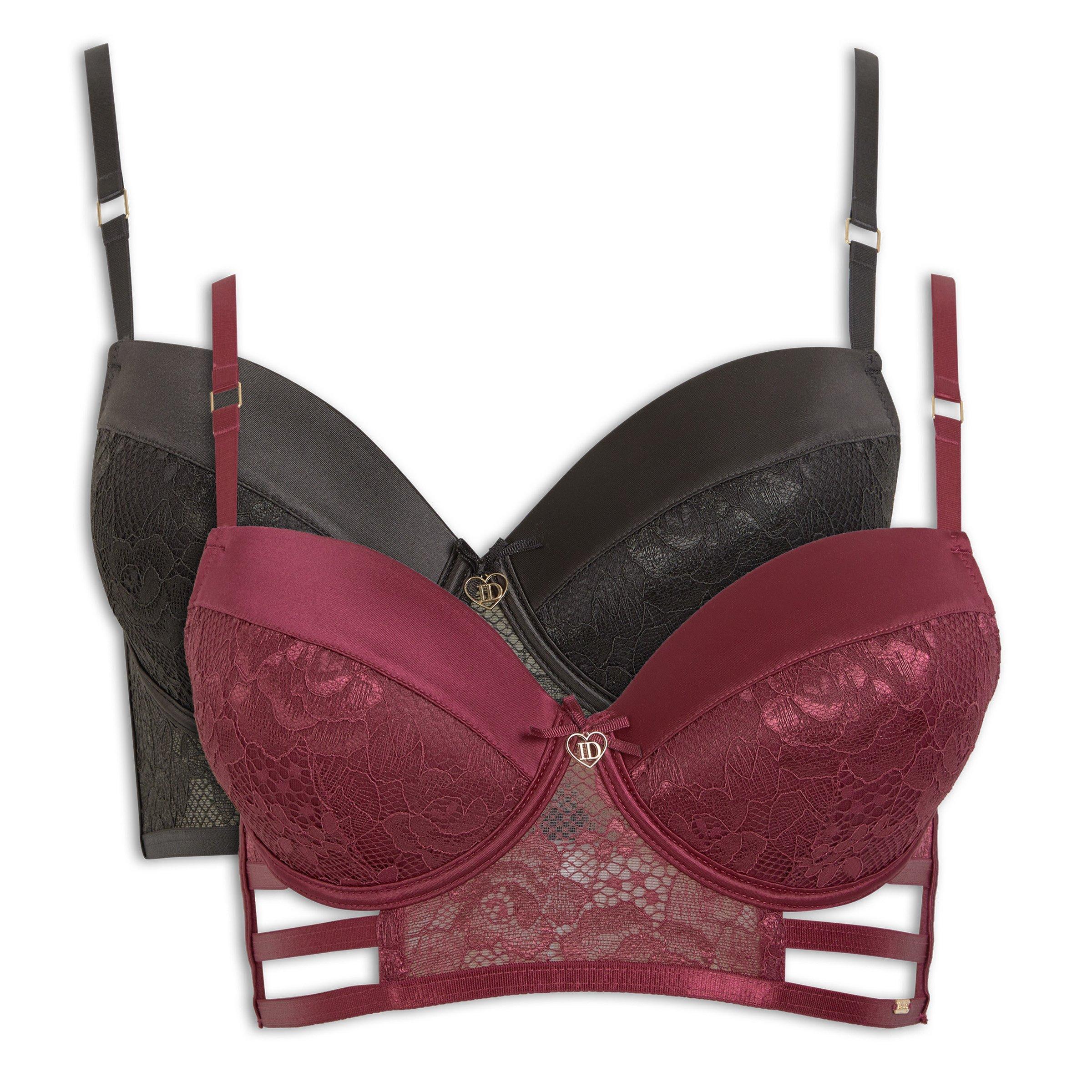 2-pack Padded Plunge Bras (3203734) | Identity