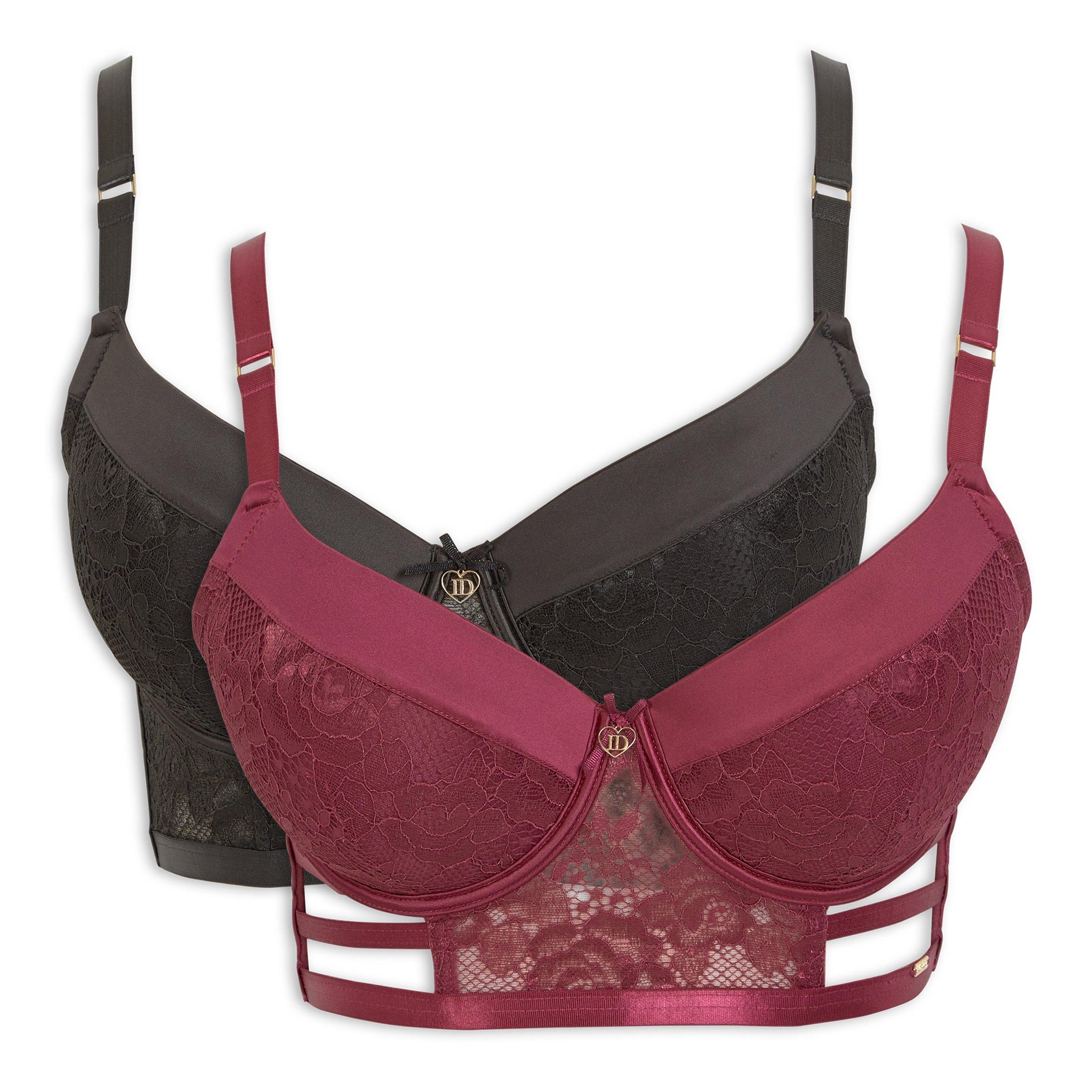 2-pack Padded Plunge Bras (3203735) | Identity