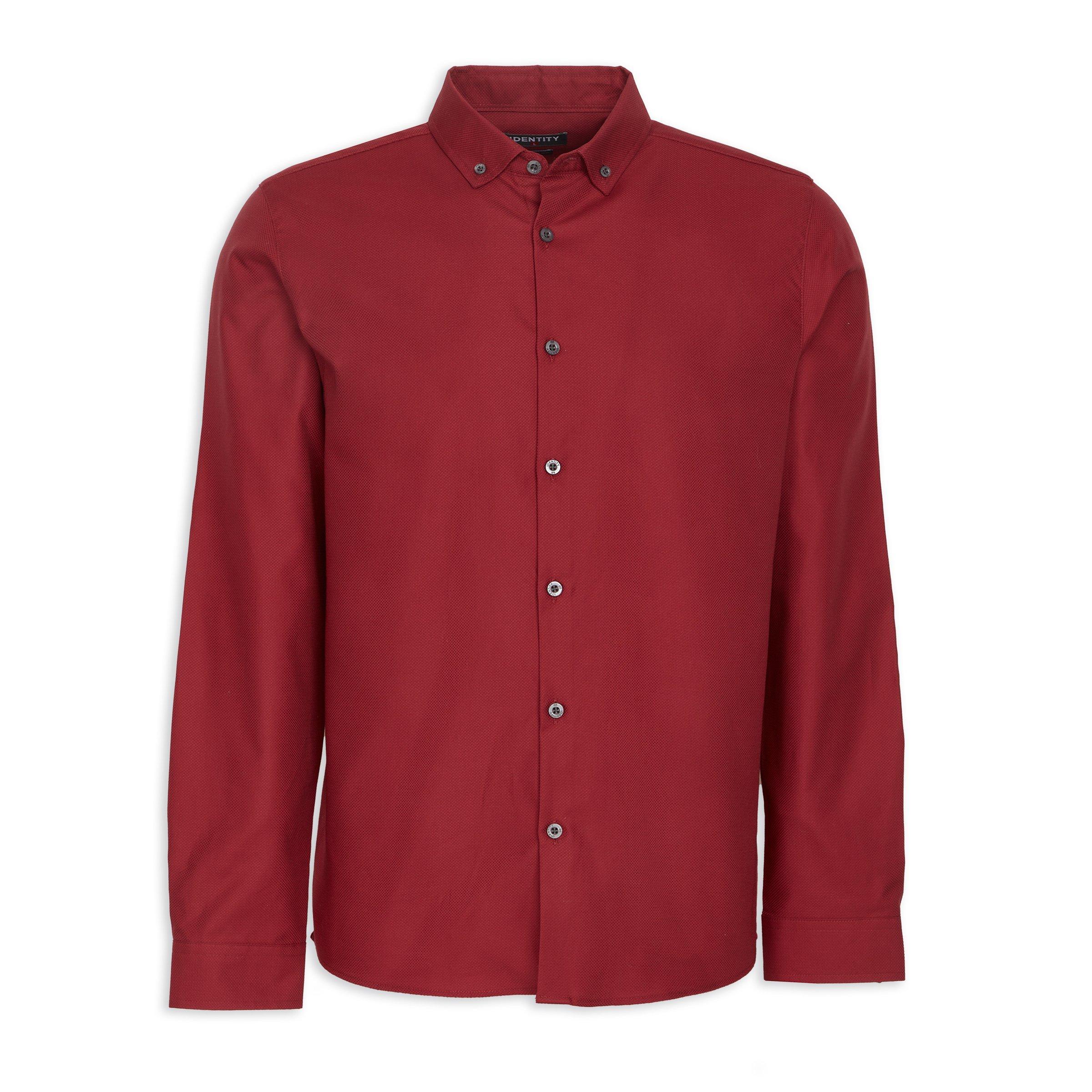 Red Slim Fit Shirt (3203841) | Identity