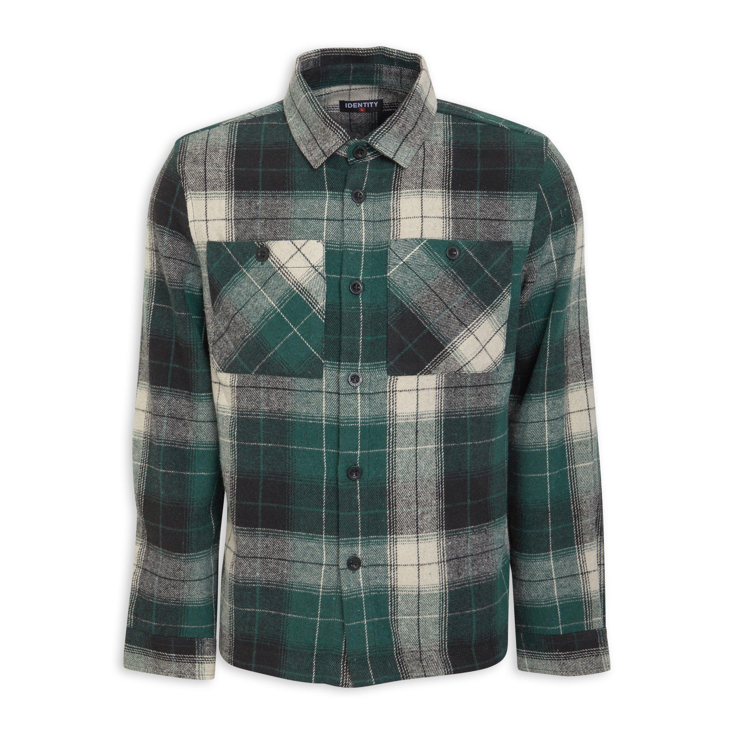 Green Check Shacket (3204025) | Identity