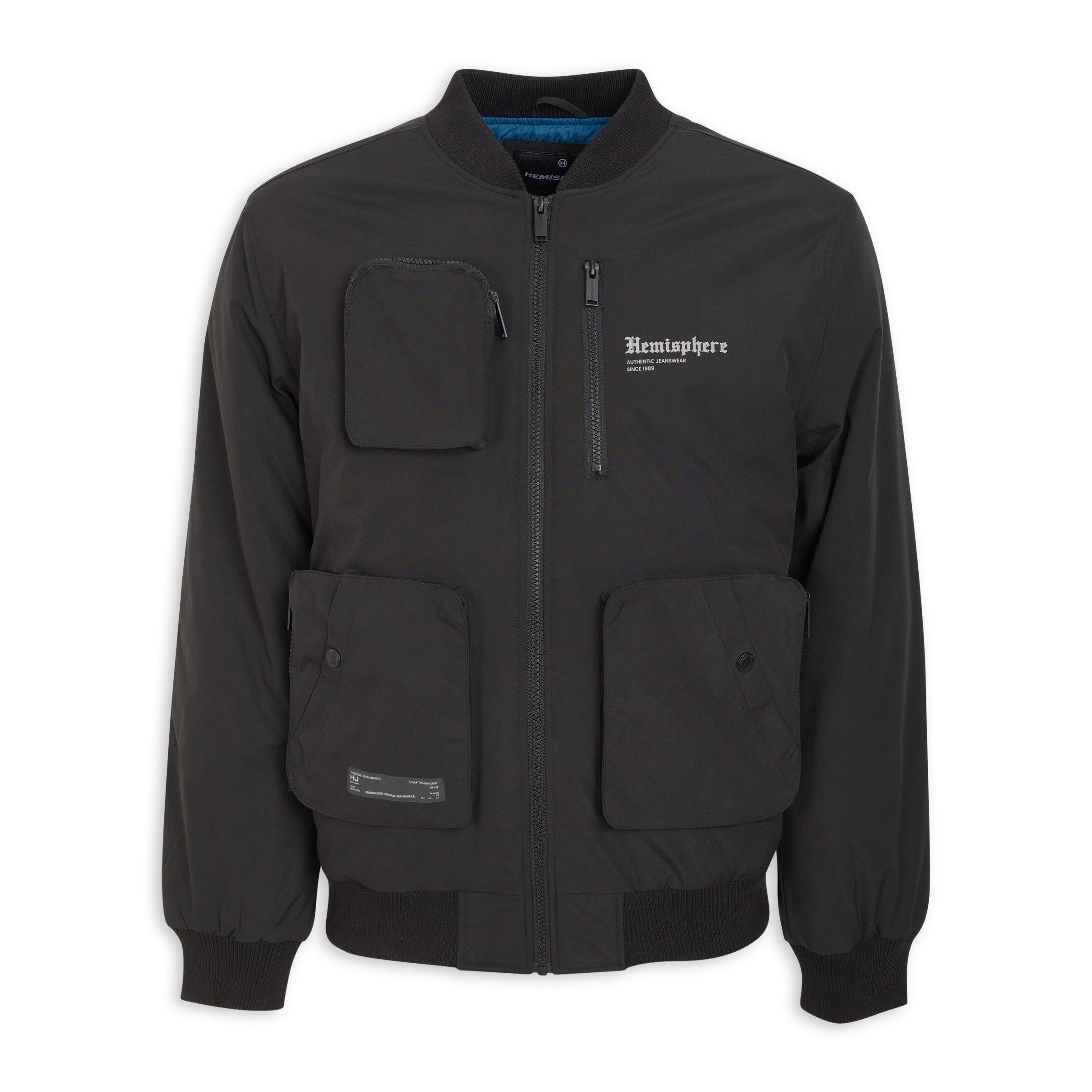 Black Bomber Jacket (3204531) | Hemisphere