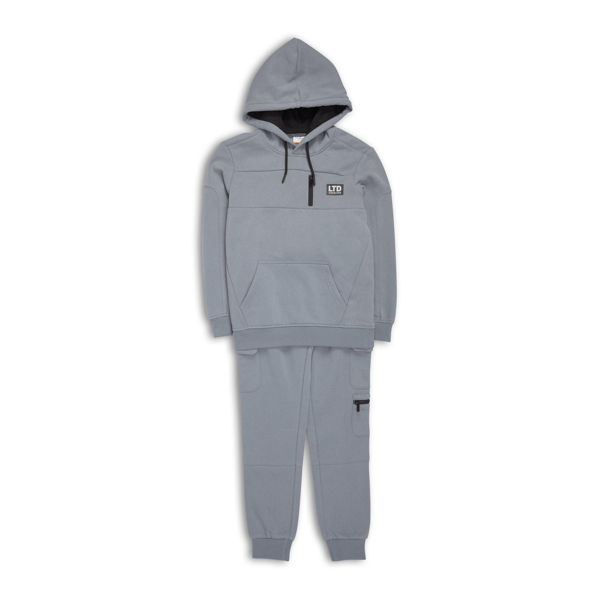 Boys Grey Hoodie and Jogger Pants Set (3204630) | LTD Kids