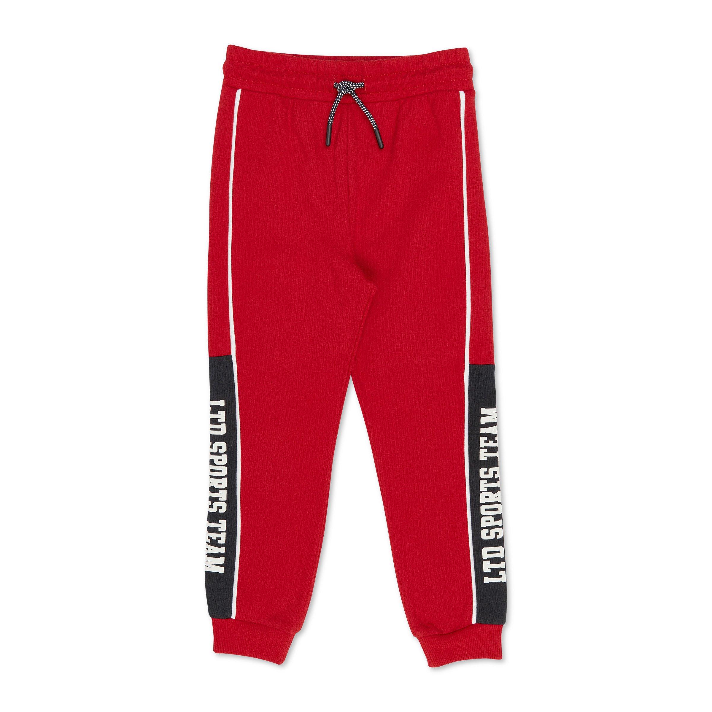 Kid Boys Red Jogger Pants (3204632) | LTD Kids