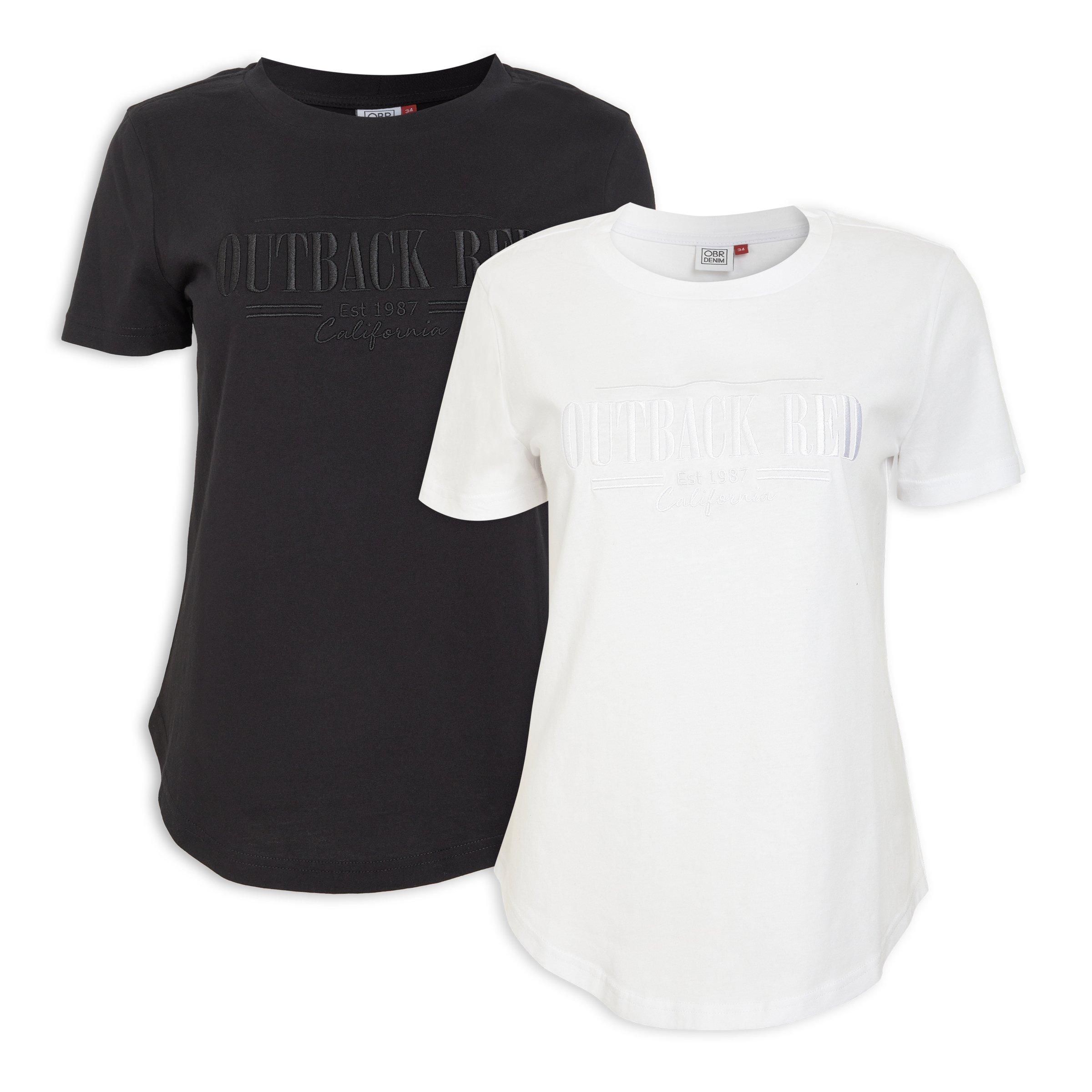 2-pack Embroidered T-shirts (3204636) | OUTBACK RED