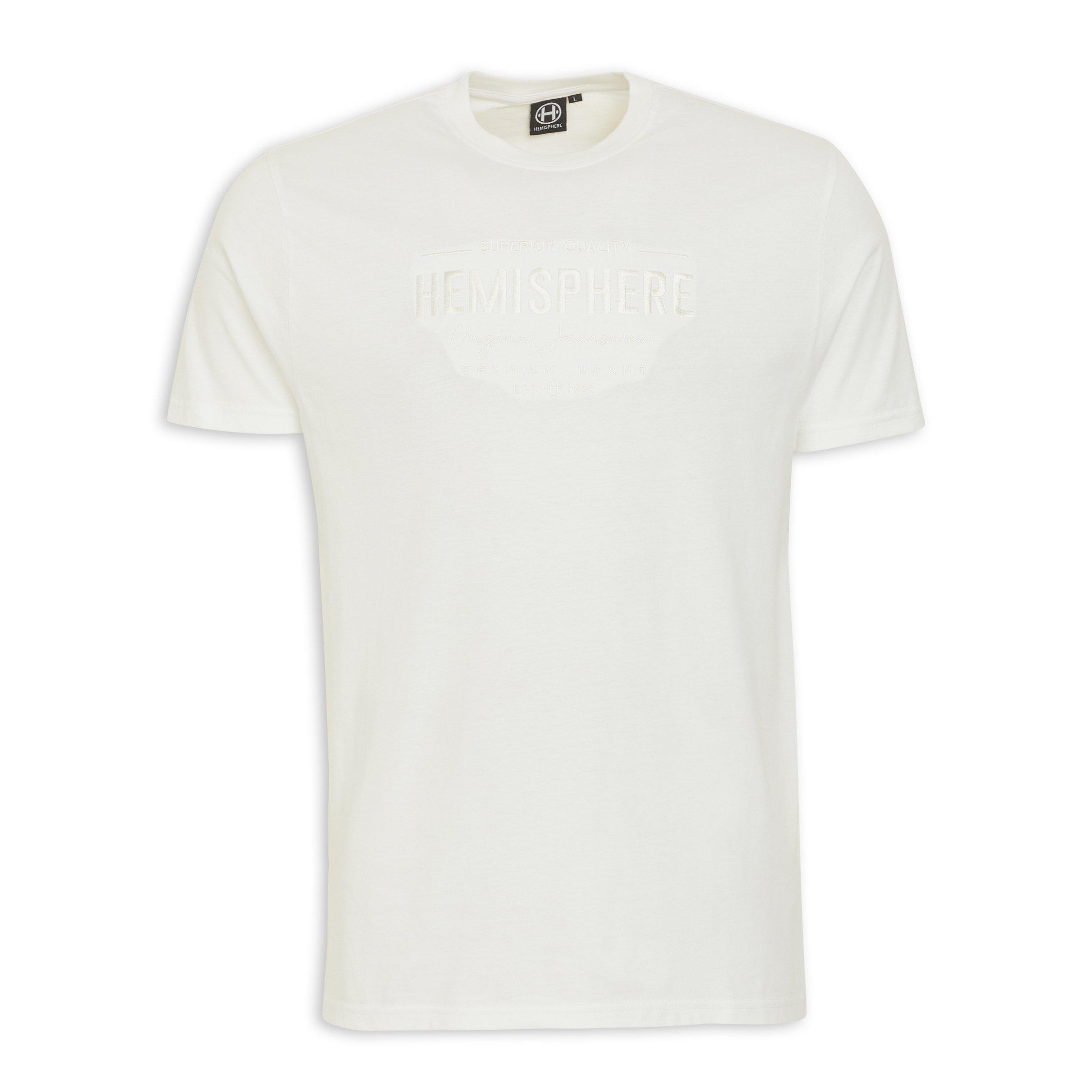 White Embroidered T-shirt (3204975) | Hemisphere