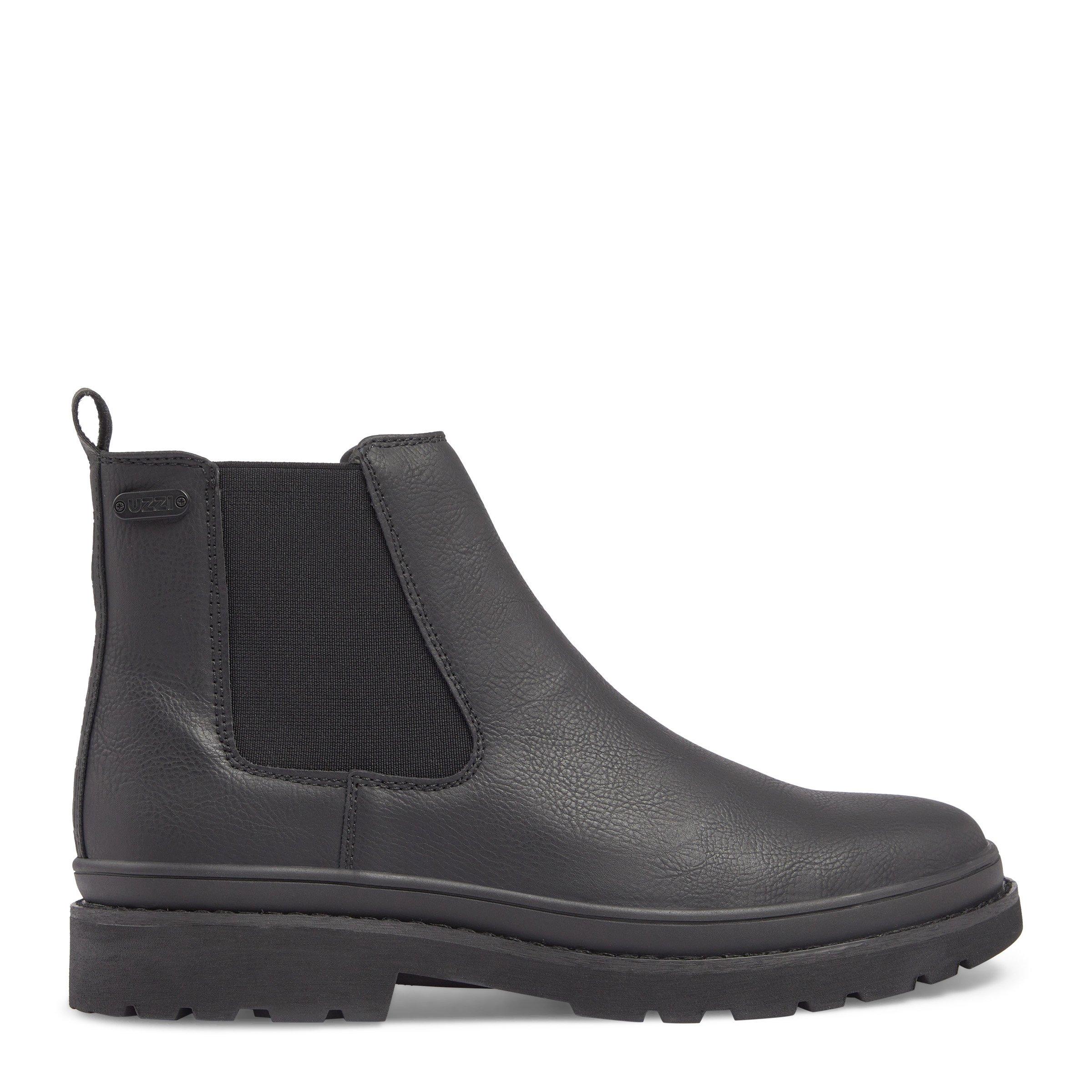 Black Chunky Chelsea Boots (3205137) | UZZI