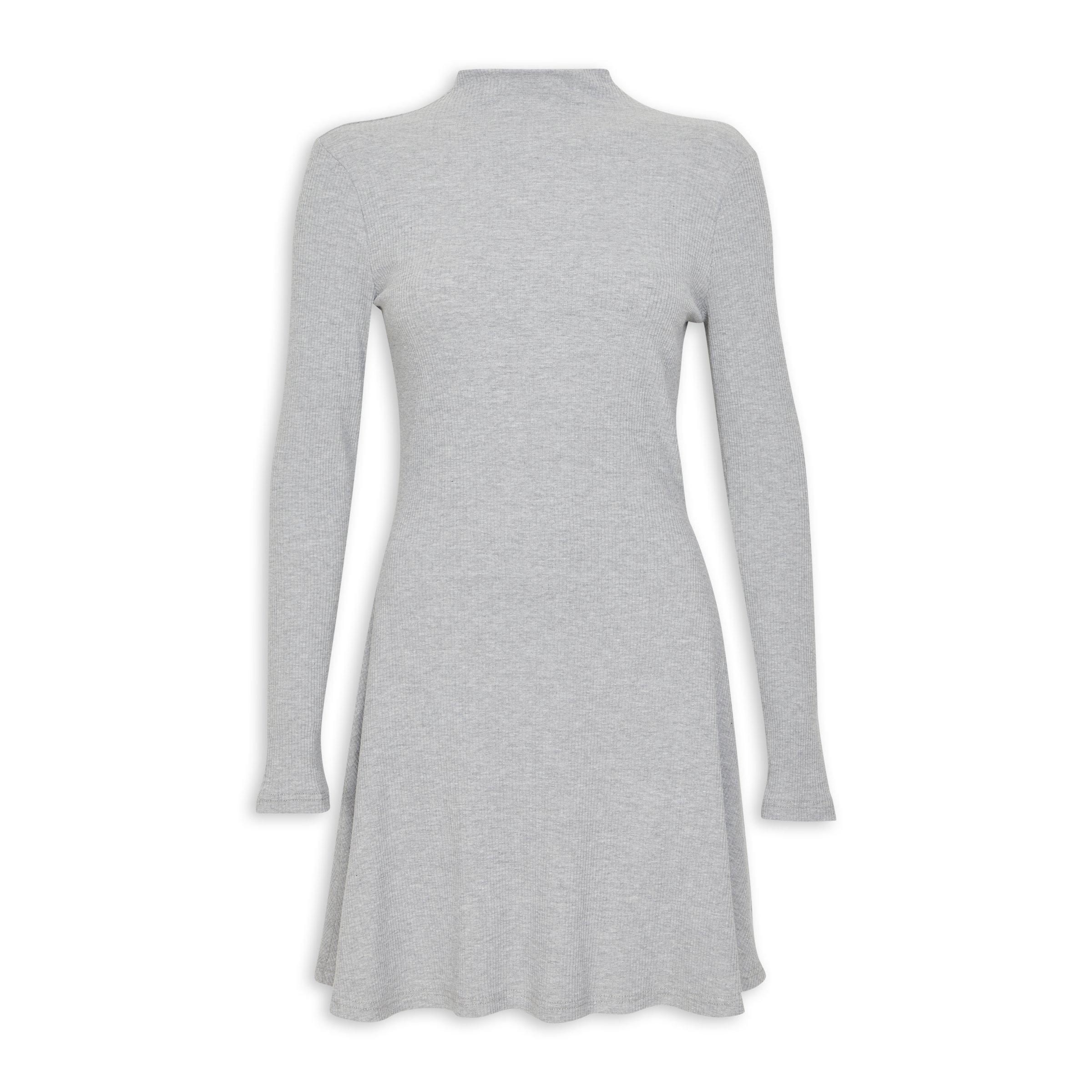 Light Grey A-line Dress (3205178) | Identity X Sync