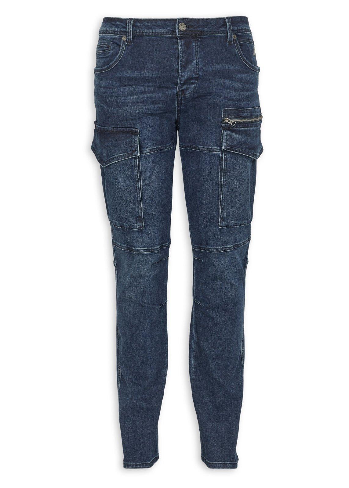 Indigo Slim Leg Jeans (3205220) | UZZI