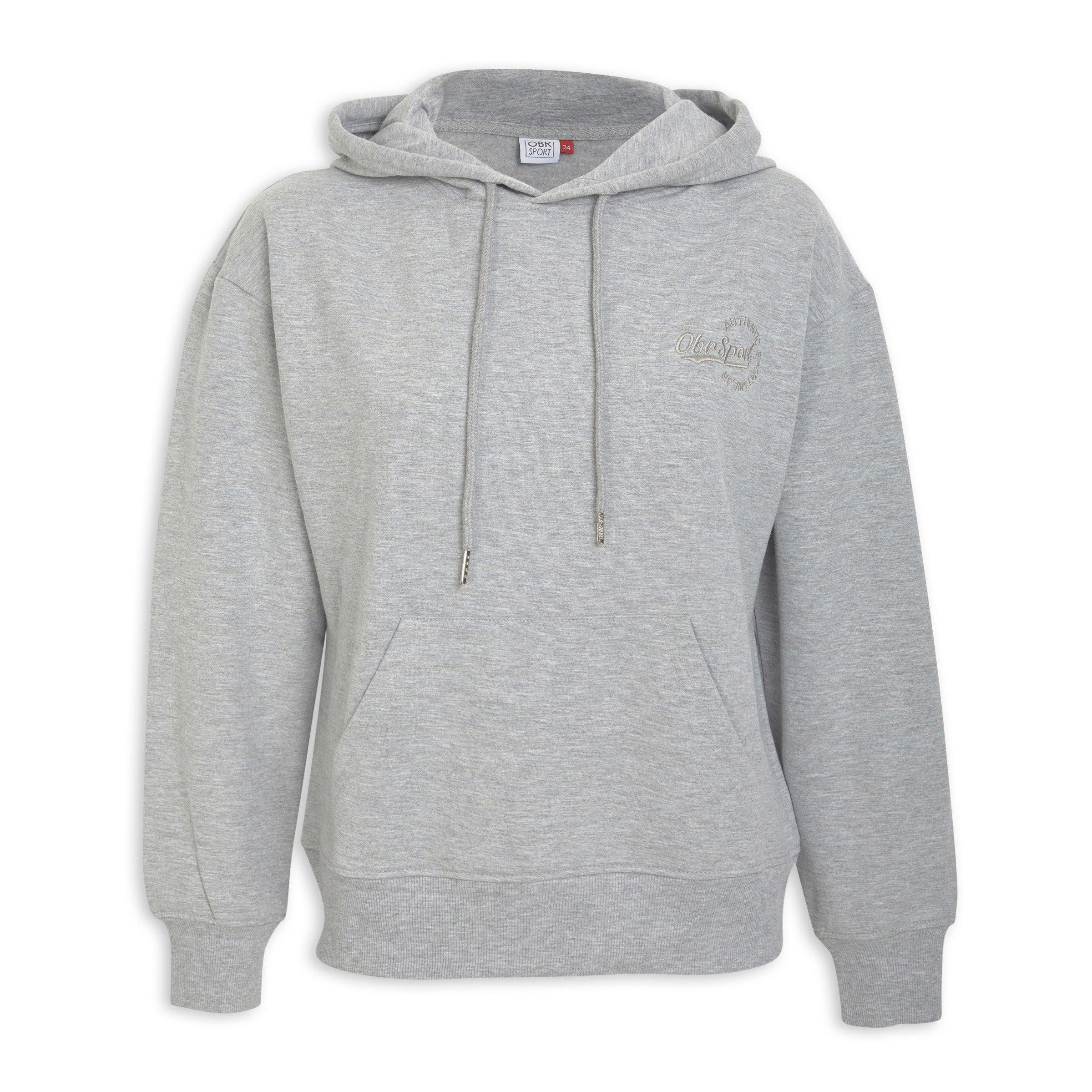Grey Embroidered Hoodie (3205291) | OUTBACK RED Sport
