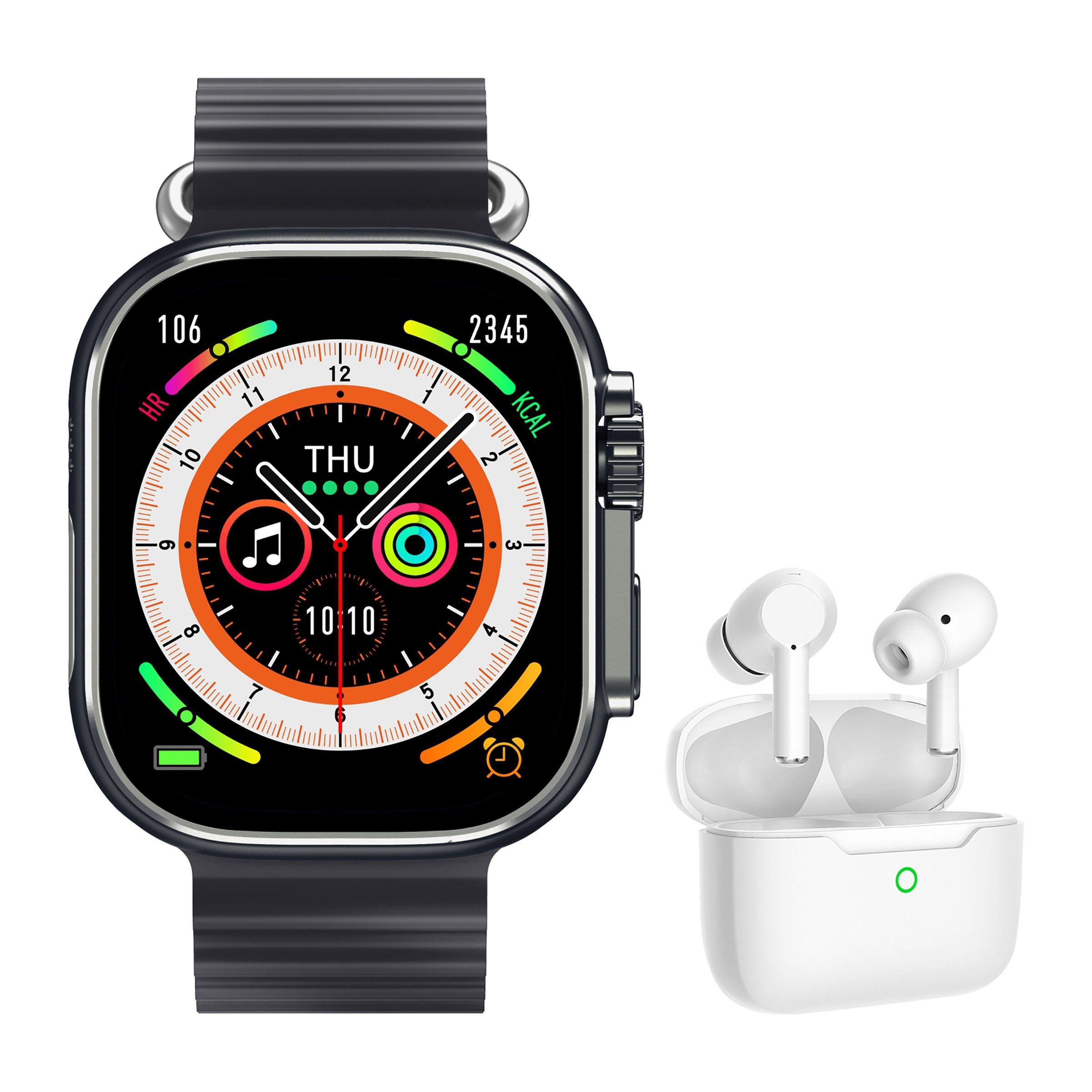 Black Silicone Smart Watch Set (3205340) | Daniel Klein