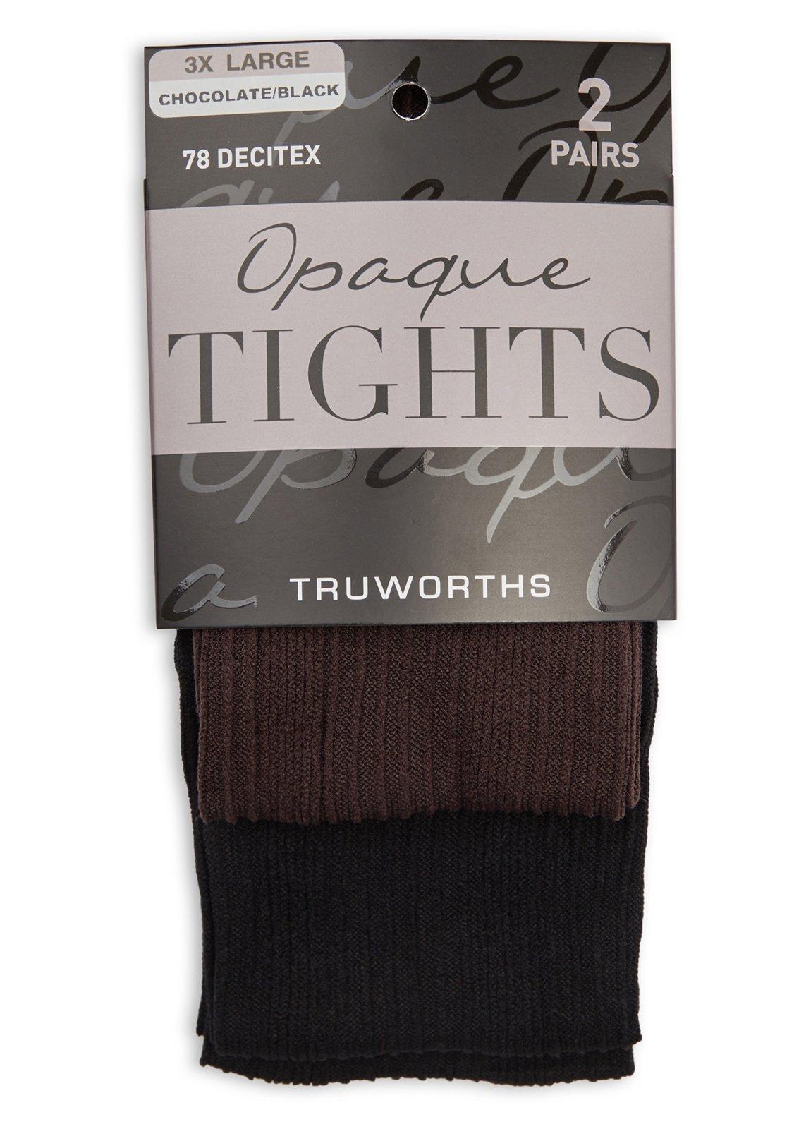 2-pack Brown and Black Stockings (3205361) | Truworths