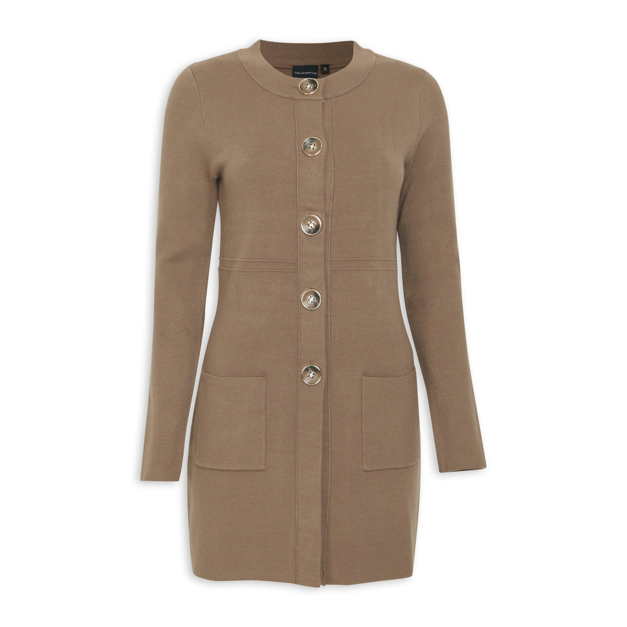 Mocha Brown Button-through Cardigan (3205397) | Truworths
