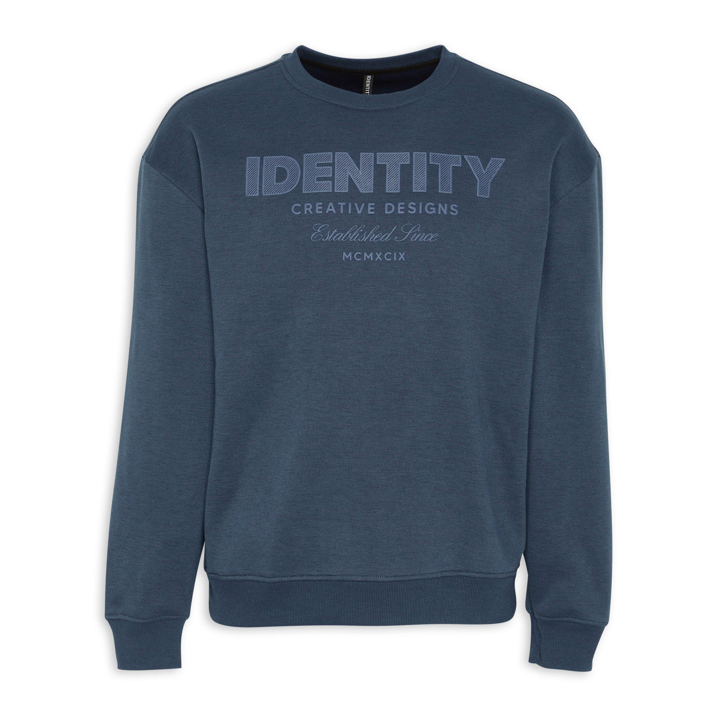 Navy Branded Sweat Top (3205560) | Identity