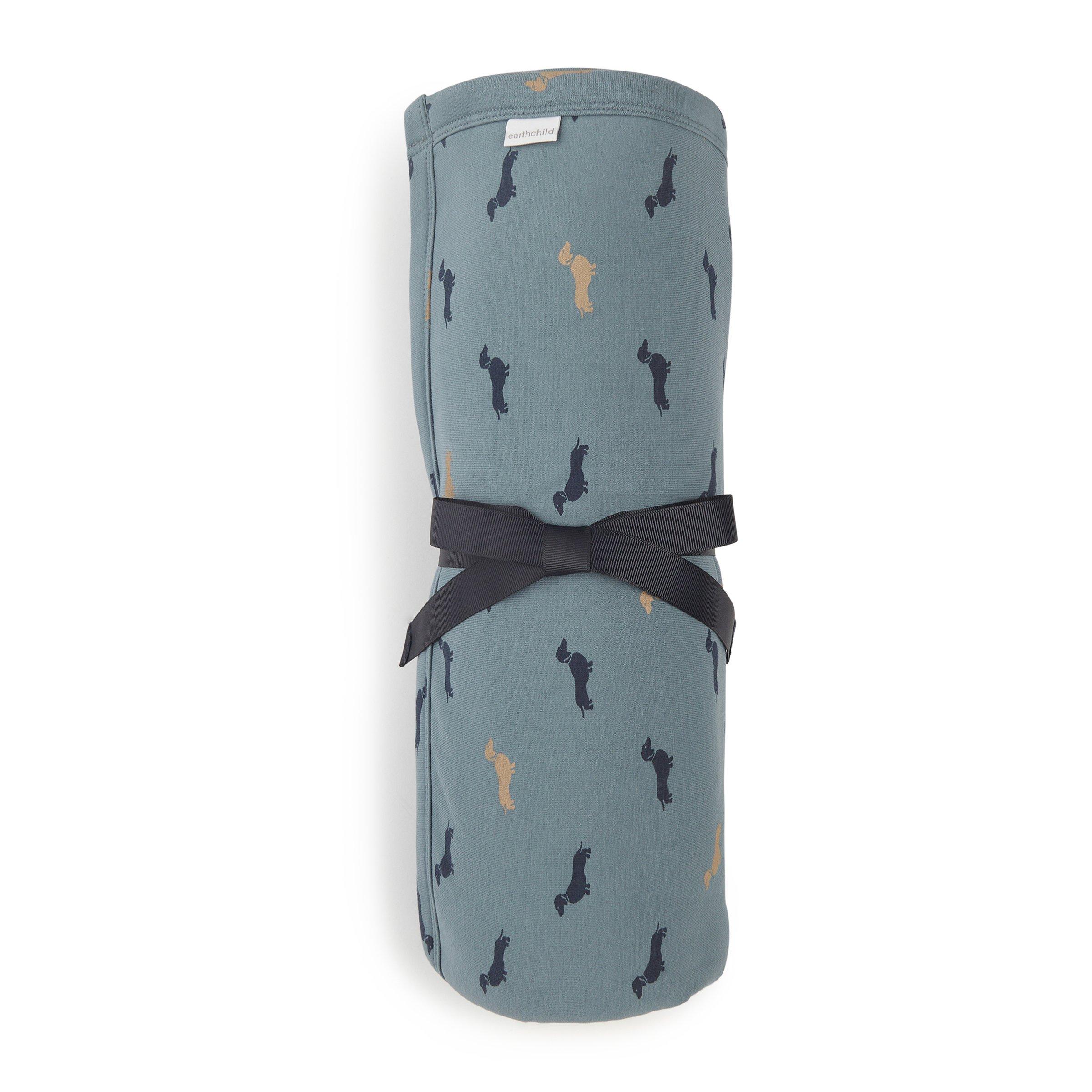 Newborn Boys Blue Dog Print Blanket (3205656) | Earthchild