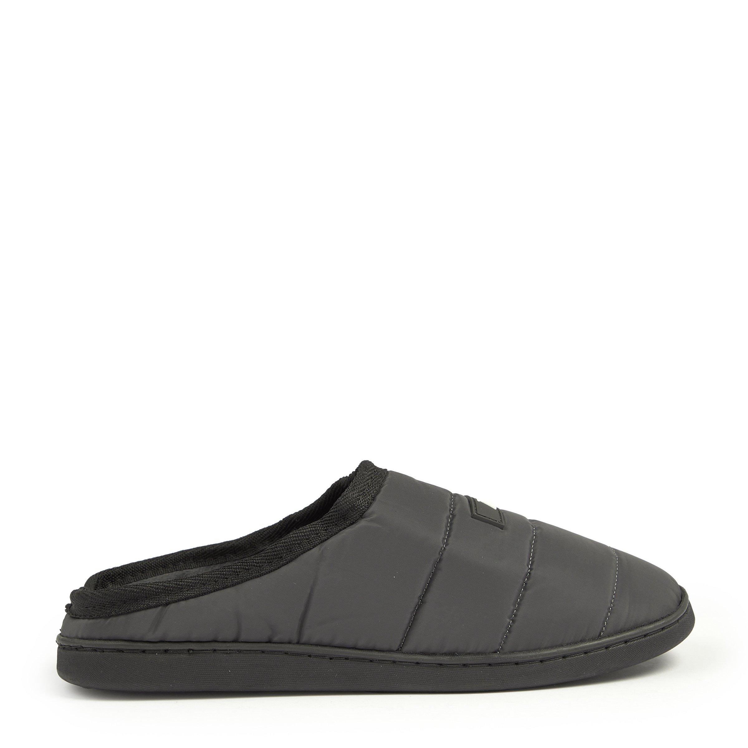 Charcoal Grey Mule Slippers (3205943) | UZZI