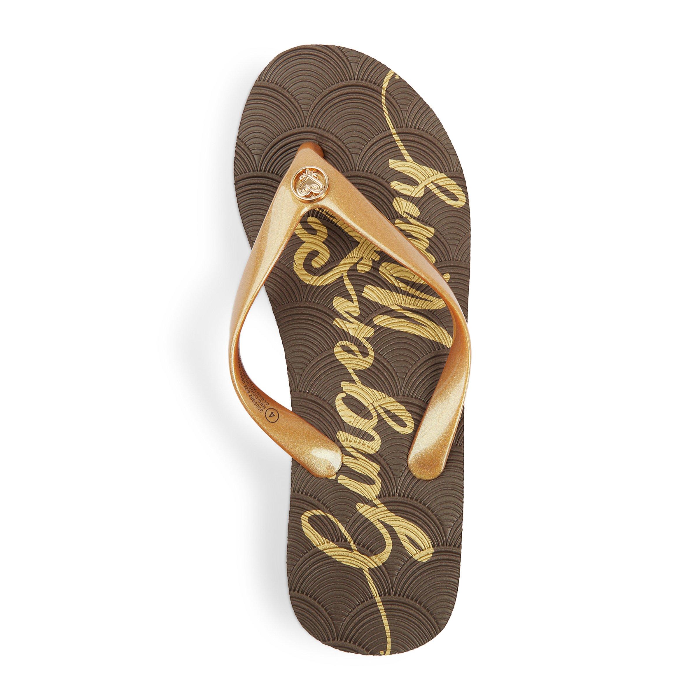 Brown Wedge Flip Flops (3205982) | Ginger Mary