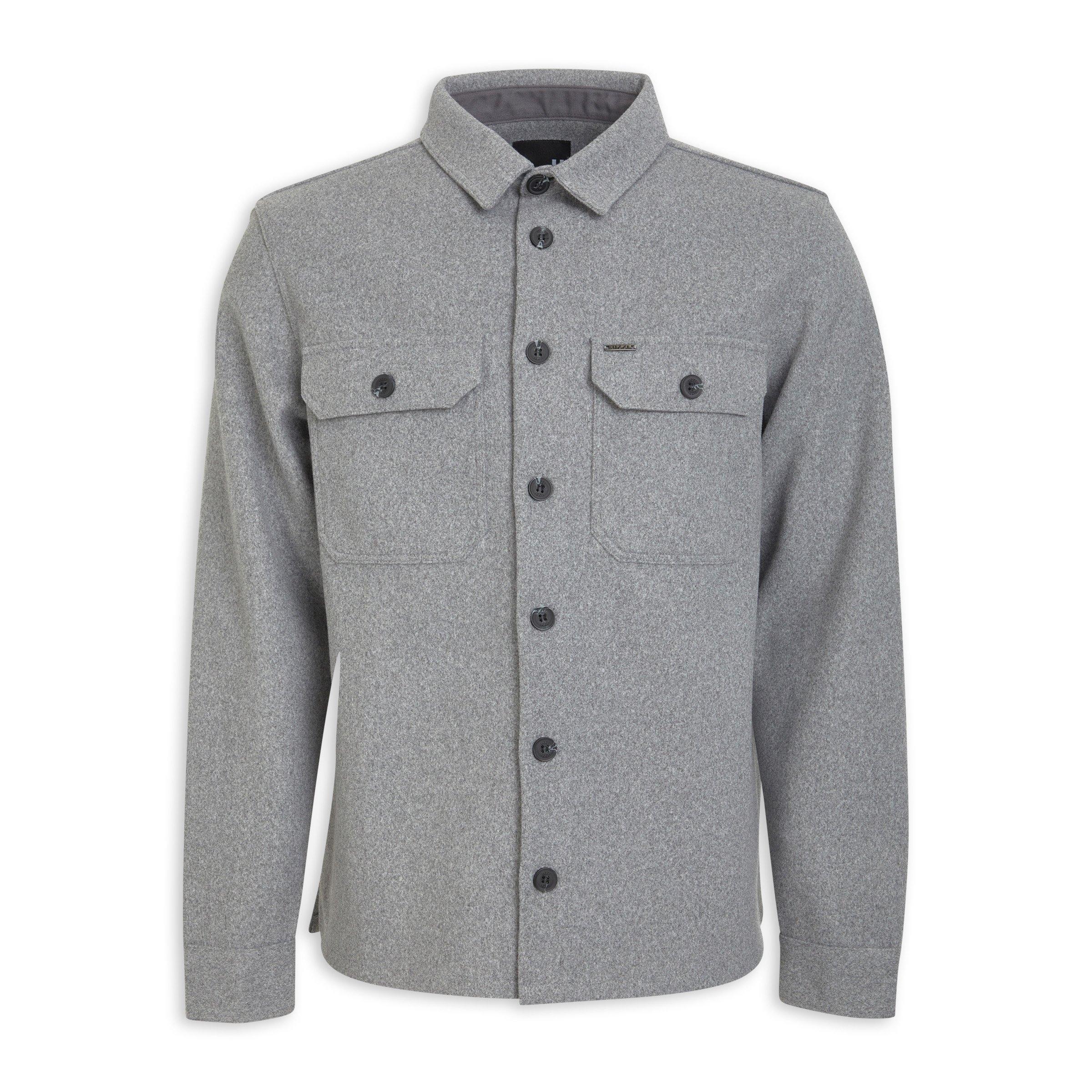 Grey Shacket (3206151) | UZZI