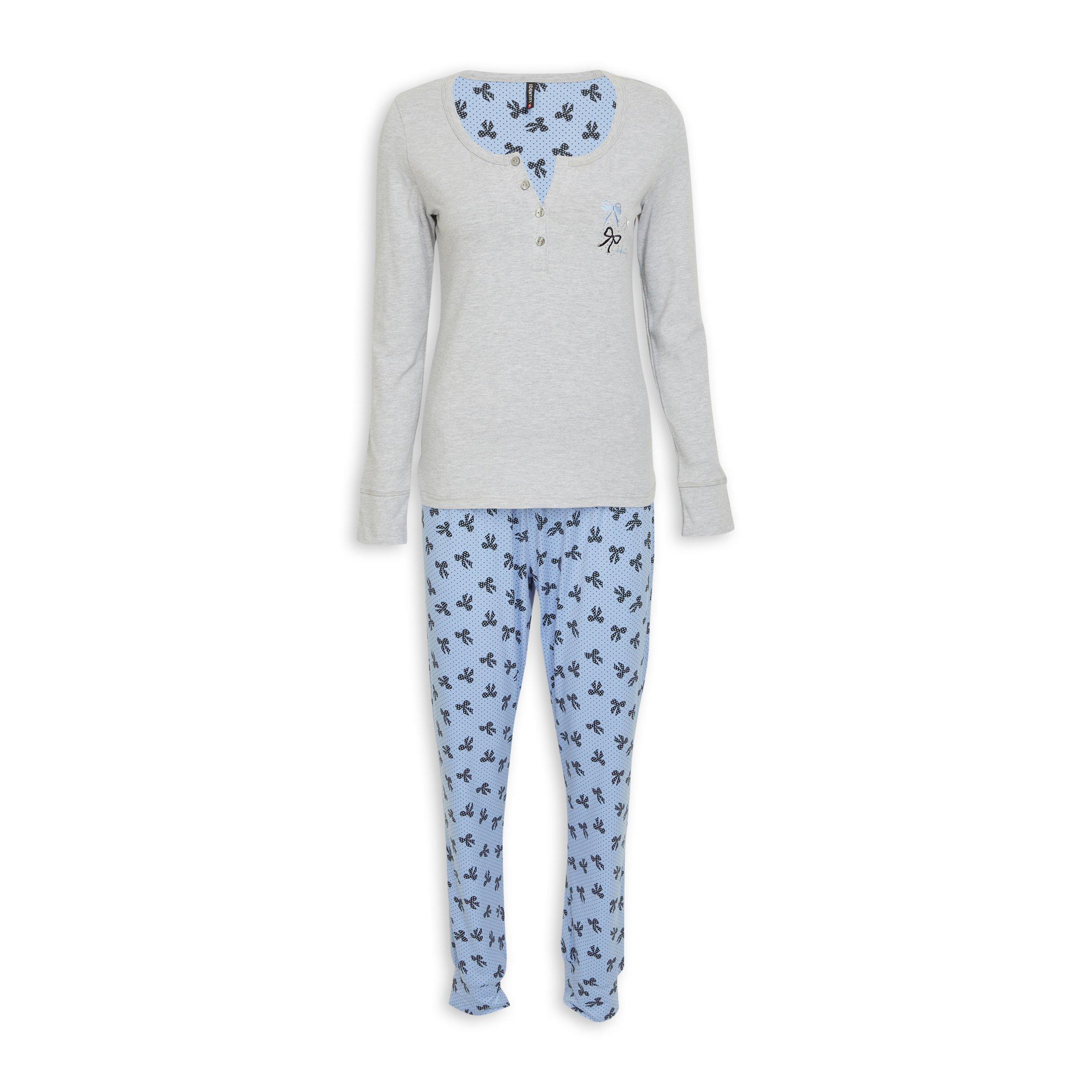 Blue and Grey Pyjama Set (3206493) | Identity