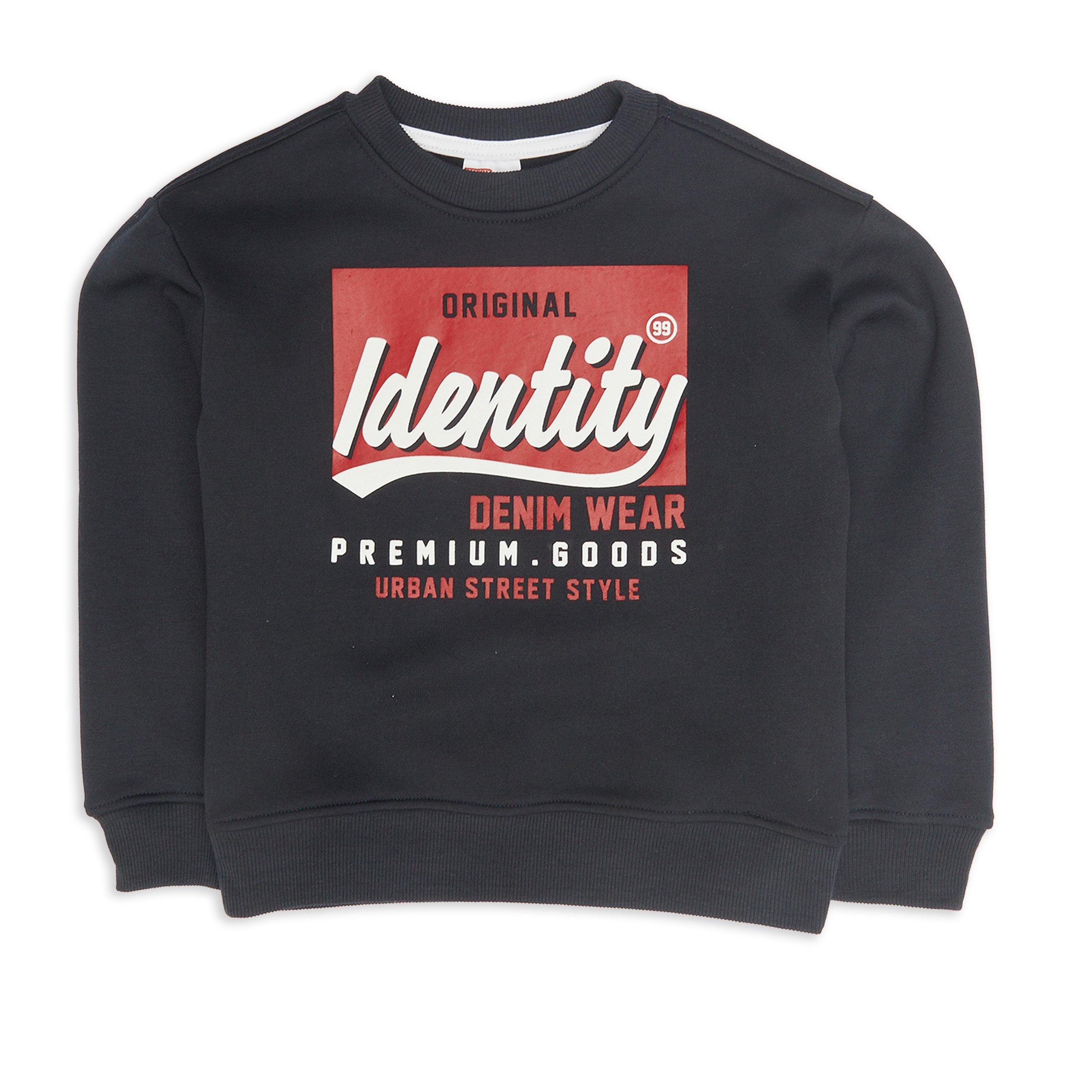 Boys Navy Sweat Top (3206543) | Identity