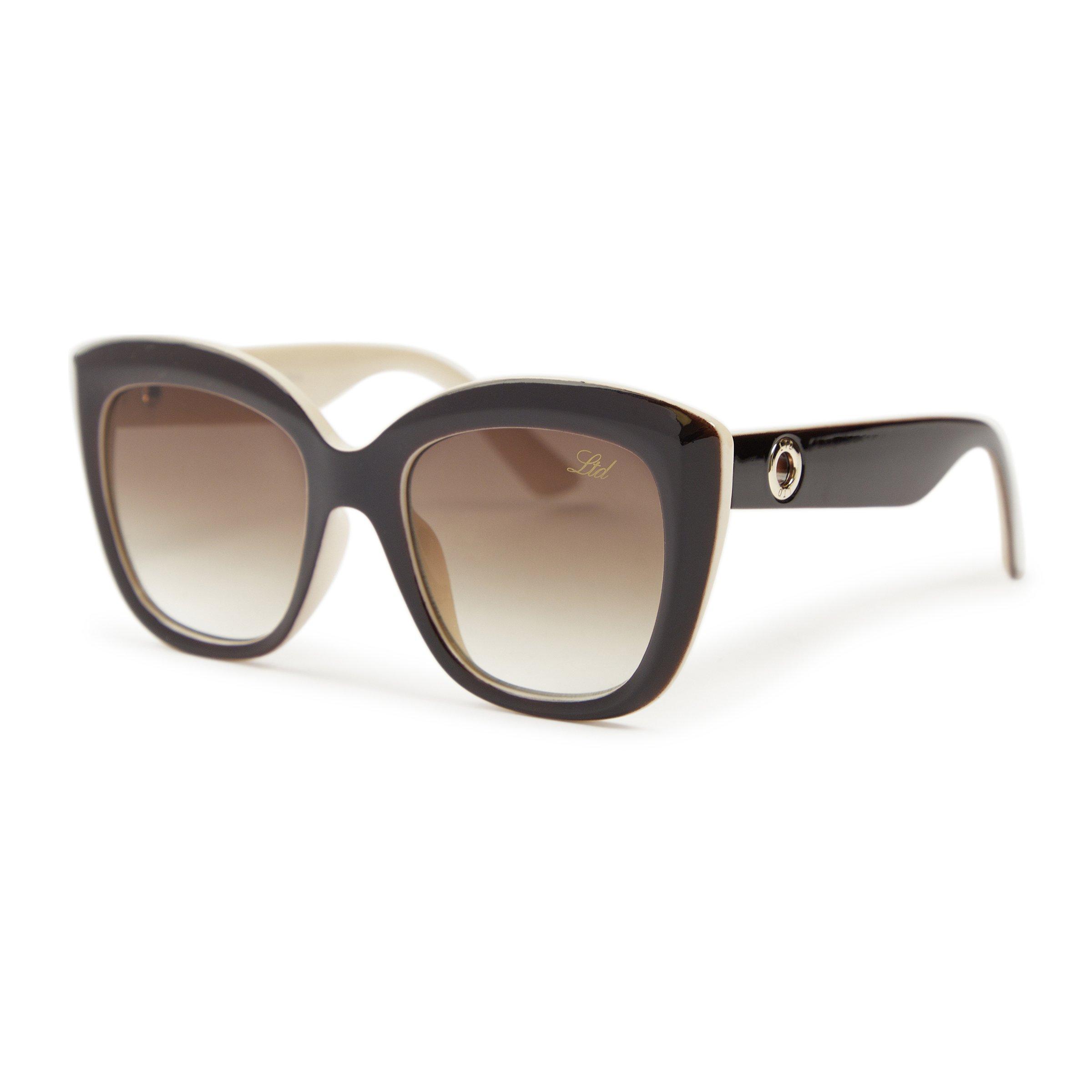 Dark Brown Catseye Sunglasses (3206781) | LTD Woman