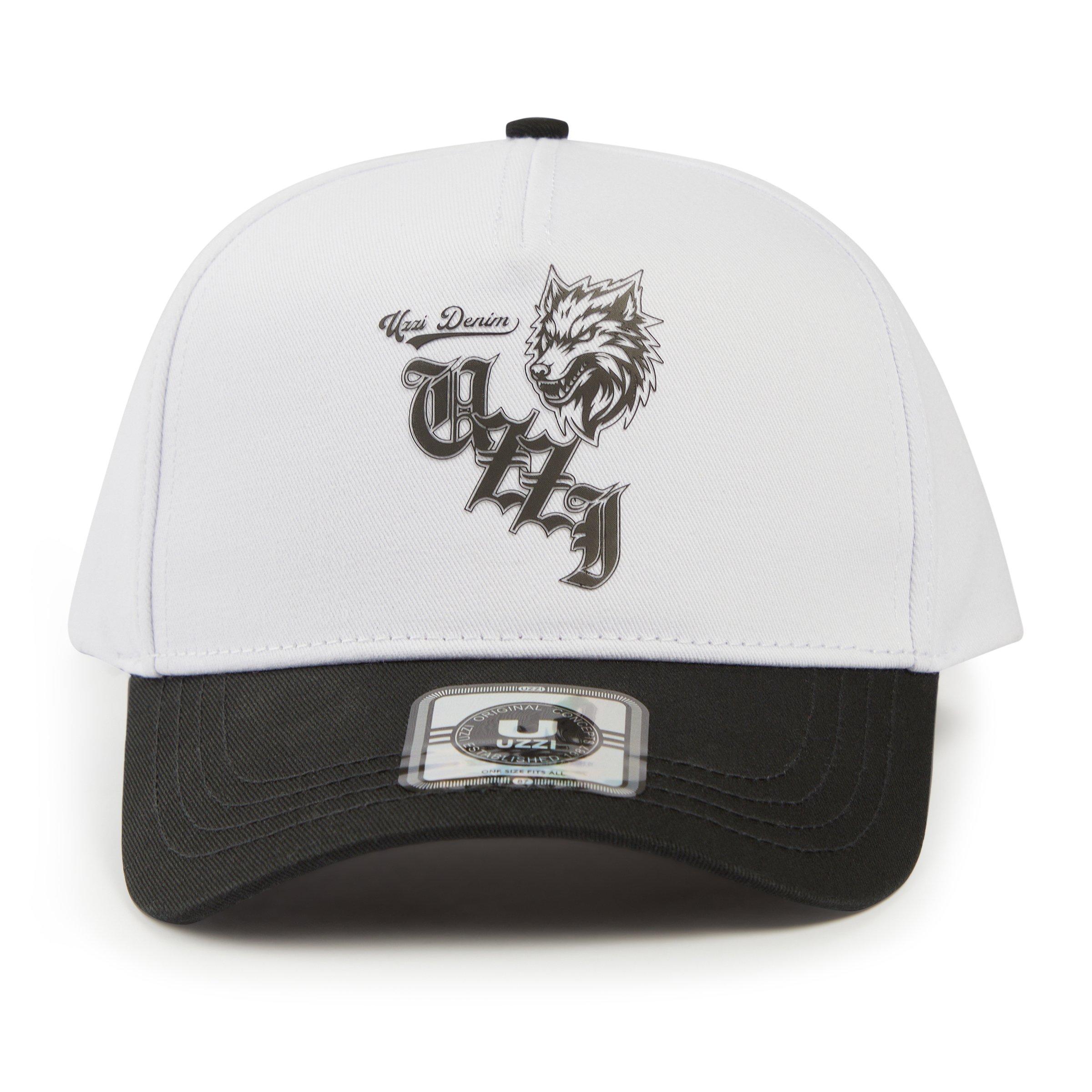 Black and White Peak Cap (3207124) | UZZI