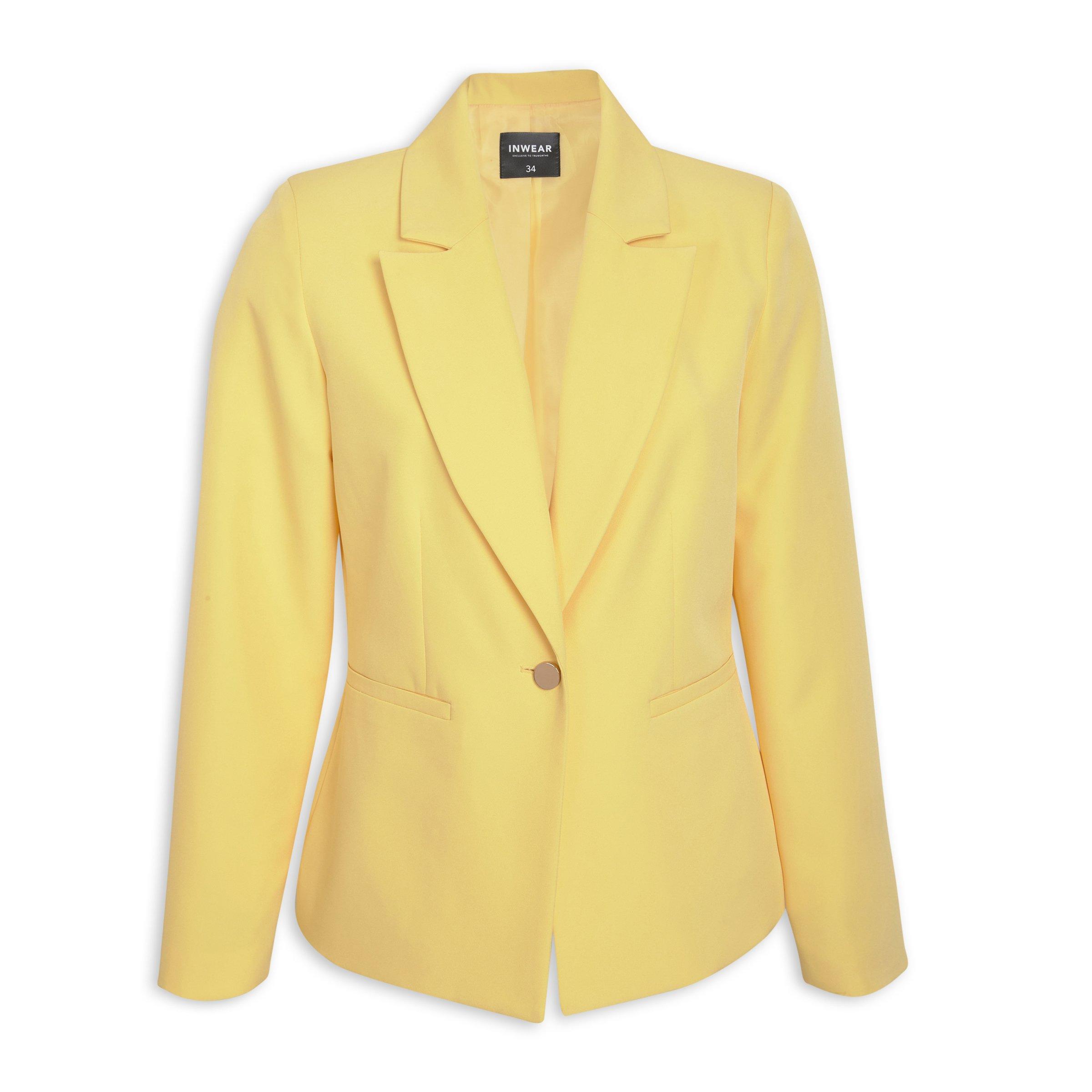 Yellow Blazer with Besom Pockets (3207290) | Inwear