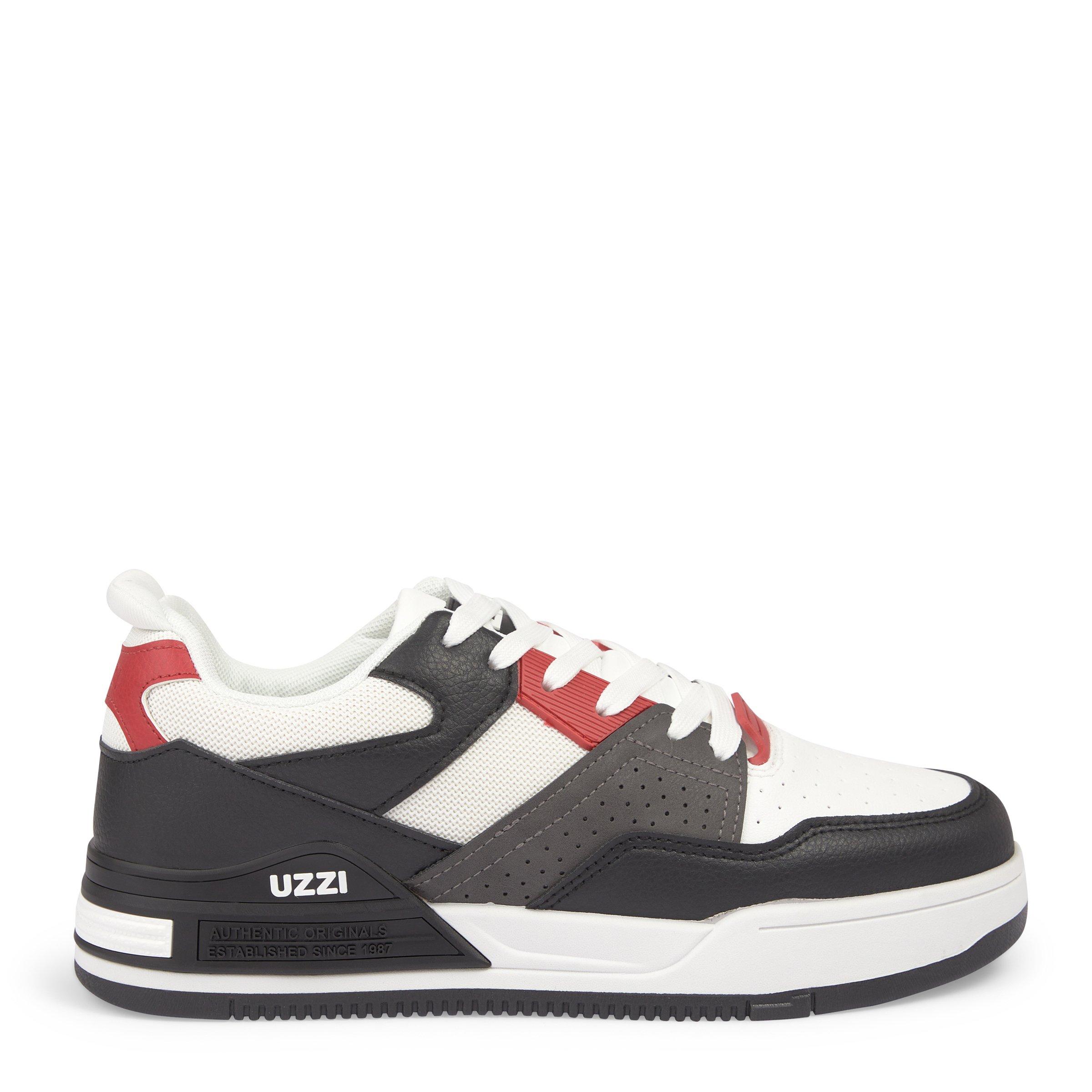 White Colourblocked Sneakers (3207449) | UZZI