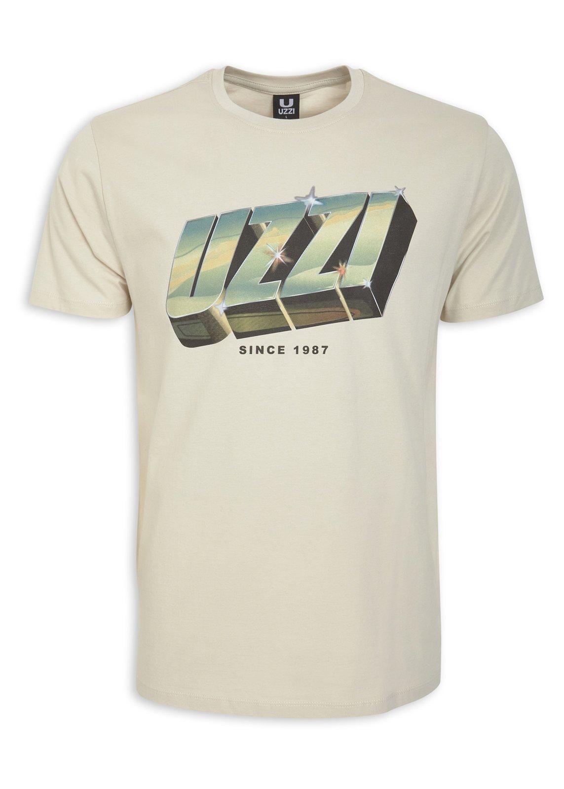 Beige Branded T-shirt (3207478) | UZZI