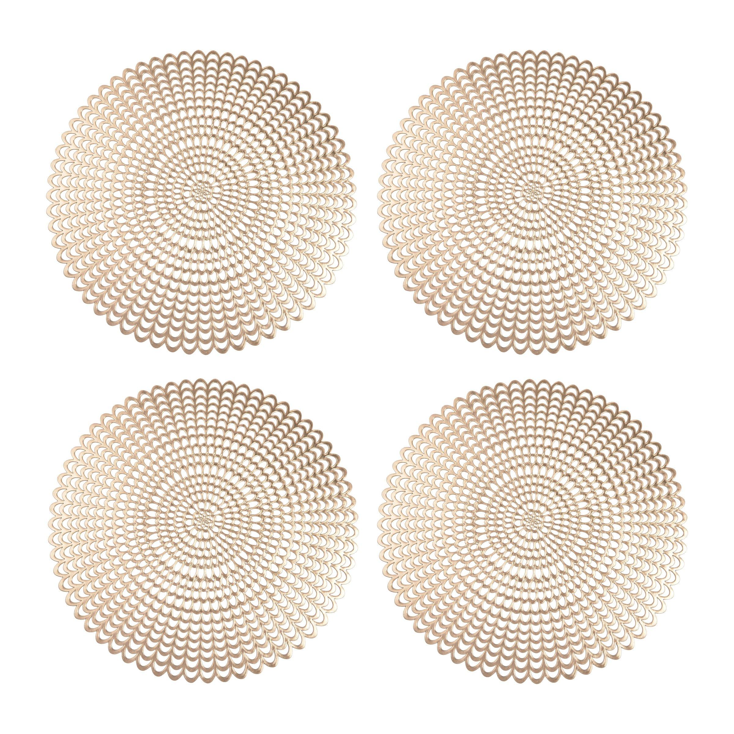 Gold Medallion Placemat Set of 4 (3207549) | Loads of Living