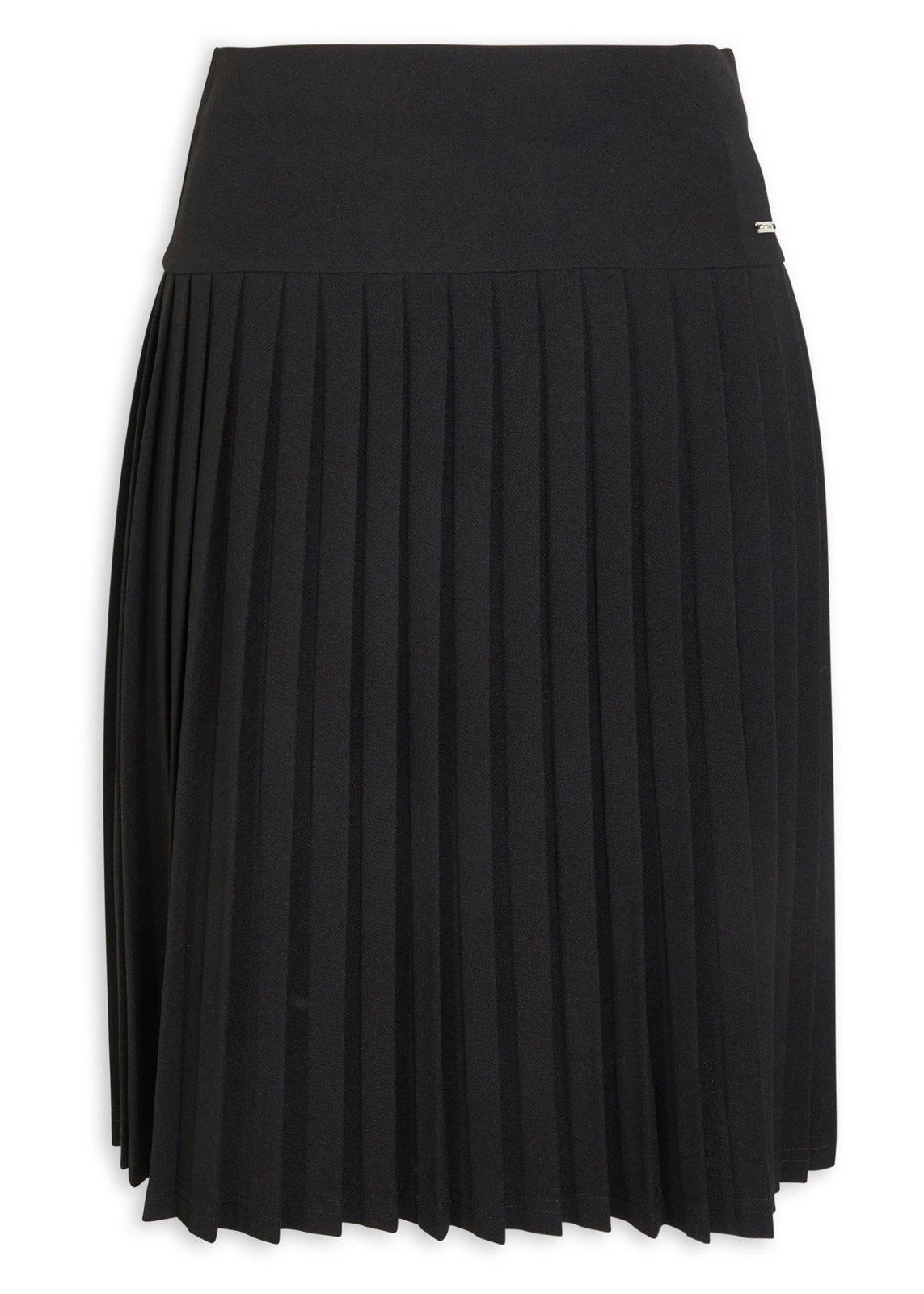 Black Basque Pleated Skirt (3207869) | Finnigans