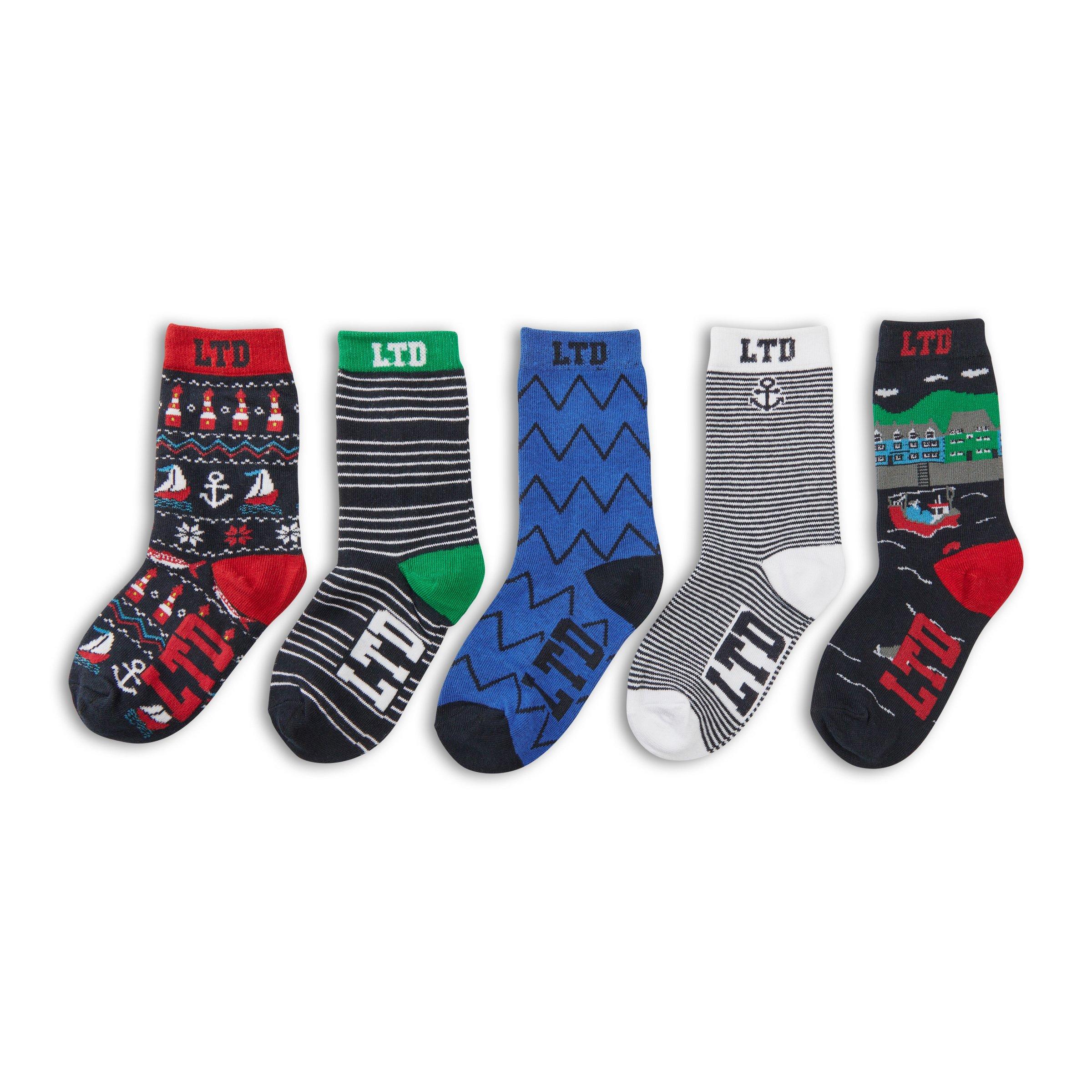 Kid Boys 5-pack Socks (3207924) | LTD Kids